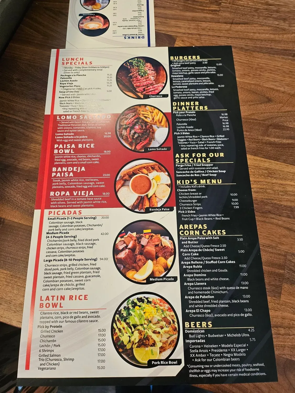 Parva Colombian Bakery & Restaurant Menu - Updated November 2025