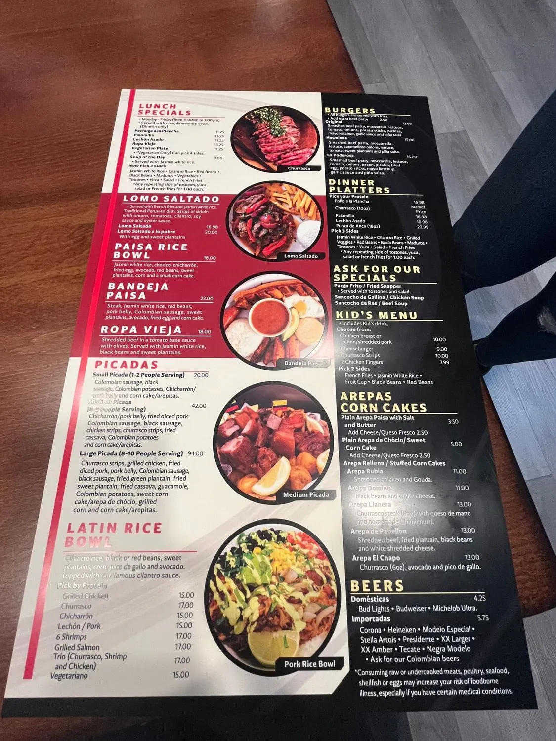 Parva Colombian Bakery & Restaurant Menu - Updated November 2025