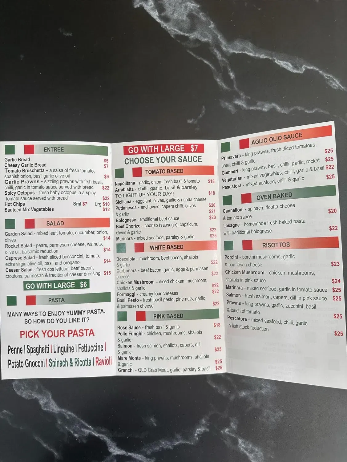 pasta piatto Menu | Revesby, New South Wales | Checkle
