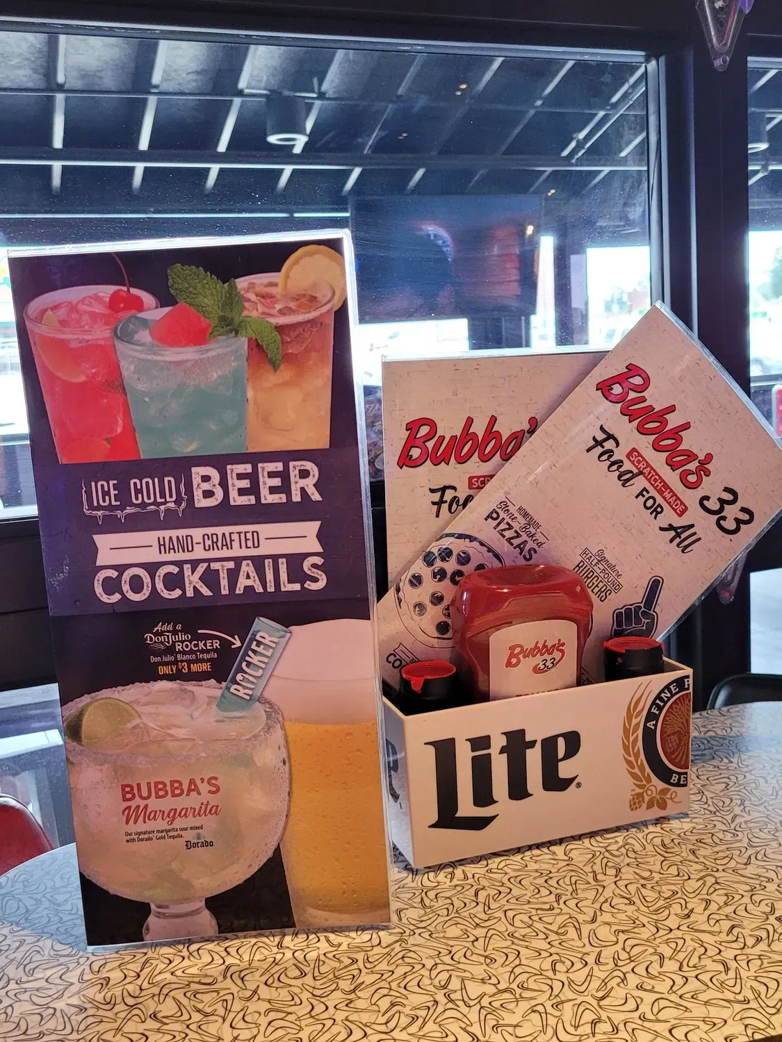Bubba's 33 Menu - Updated October 2025