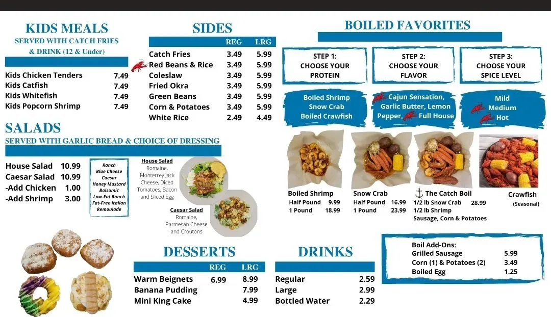 The Catch: Coit & Campbell Menu - Updated November 2025