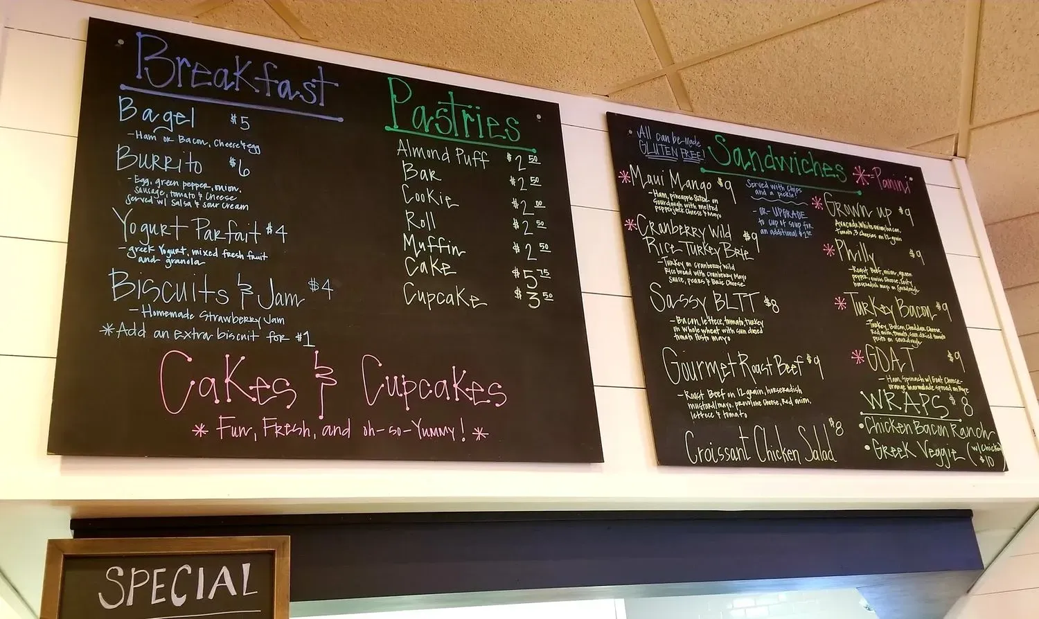 Middle Fork Cafe Menu - Updated November 2025