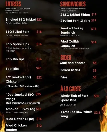 Brothers Smokehouse Bar and BBQ Menu | Inkster, MI | Checkle