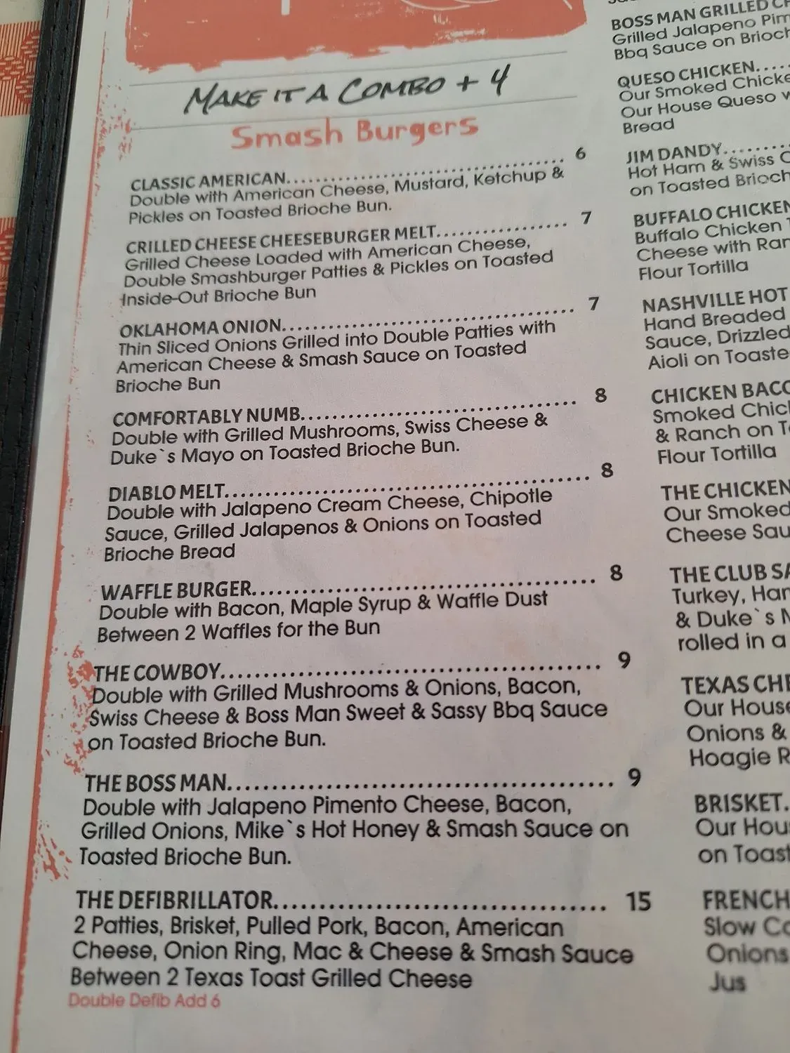 The Loaded Spud Menu - Updated November 2025