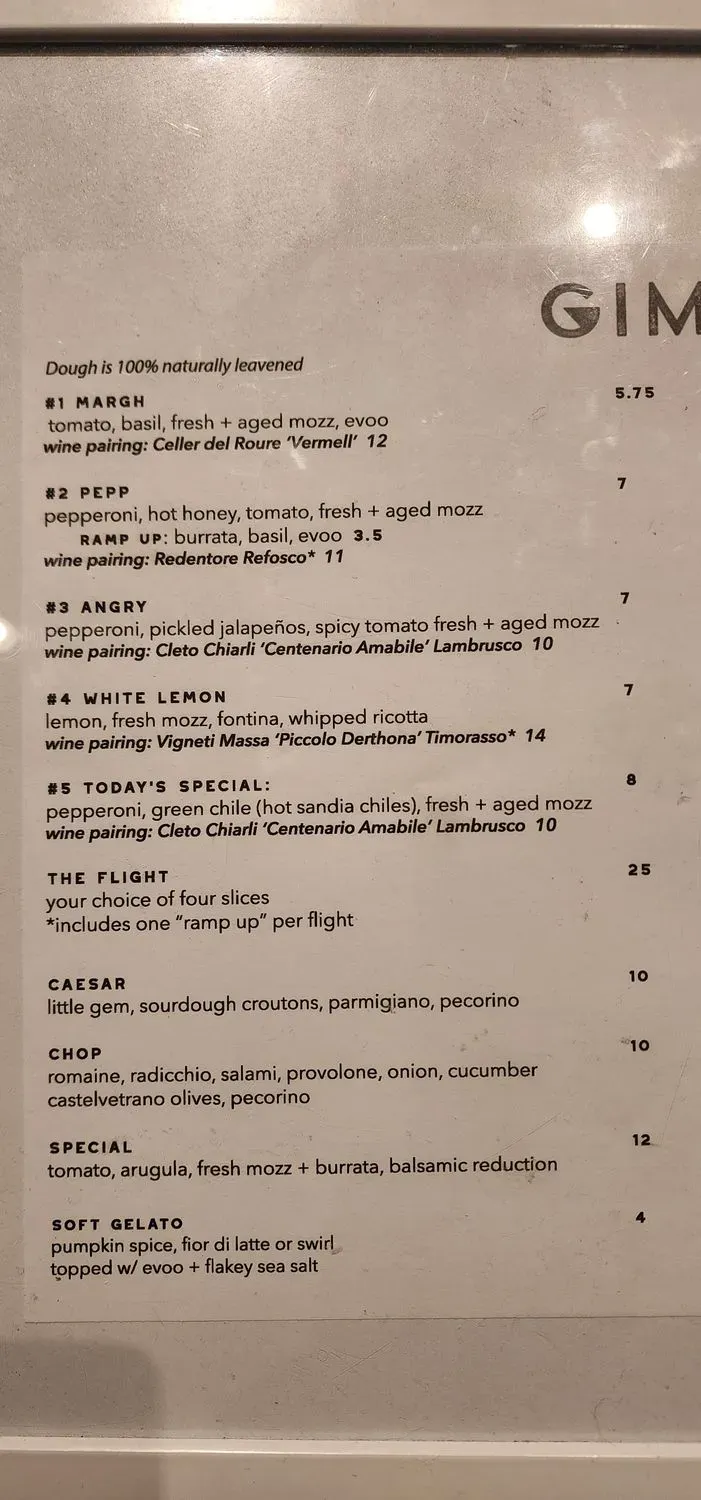 Gimani Menu | Albuquerque, NM | Checkle