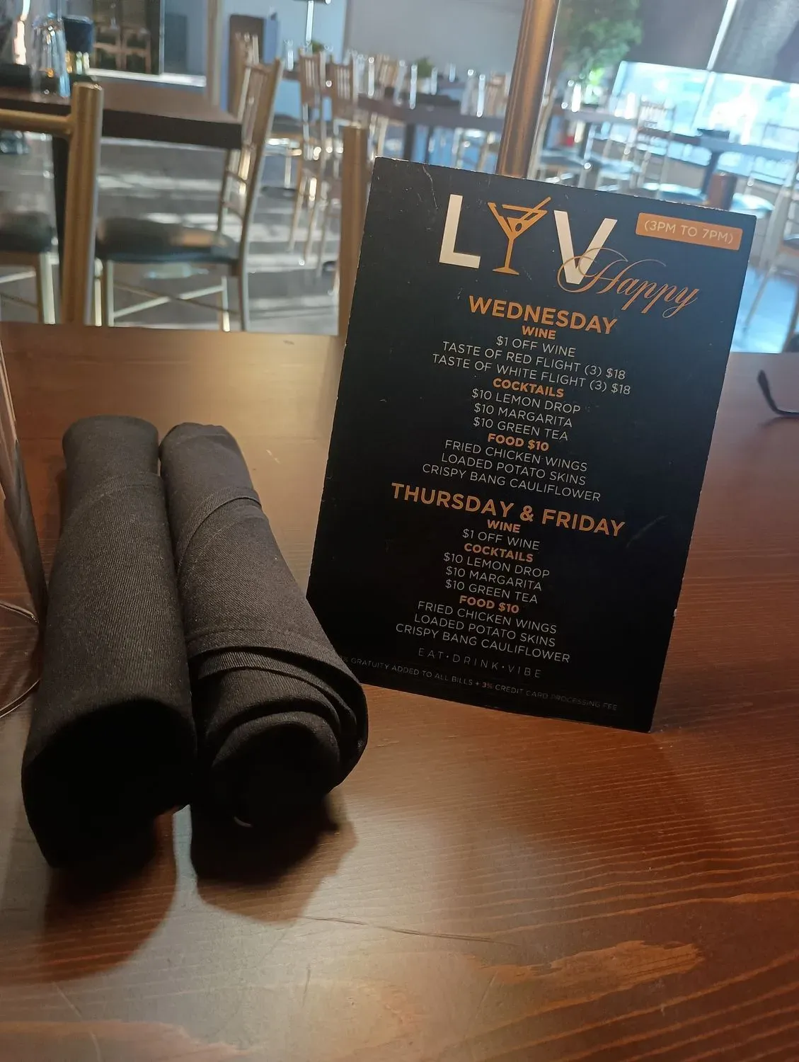 LYV Detroit Restaurant & Lounge Menu | Detroit, MI | Checkle
