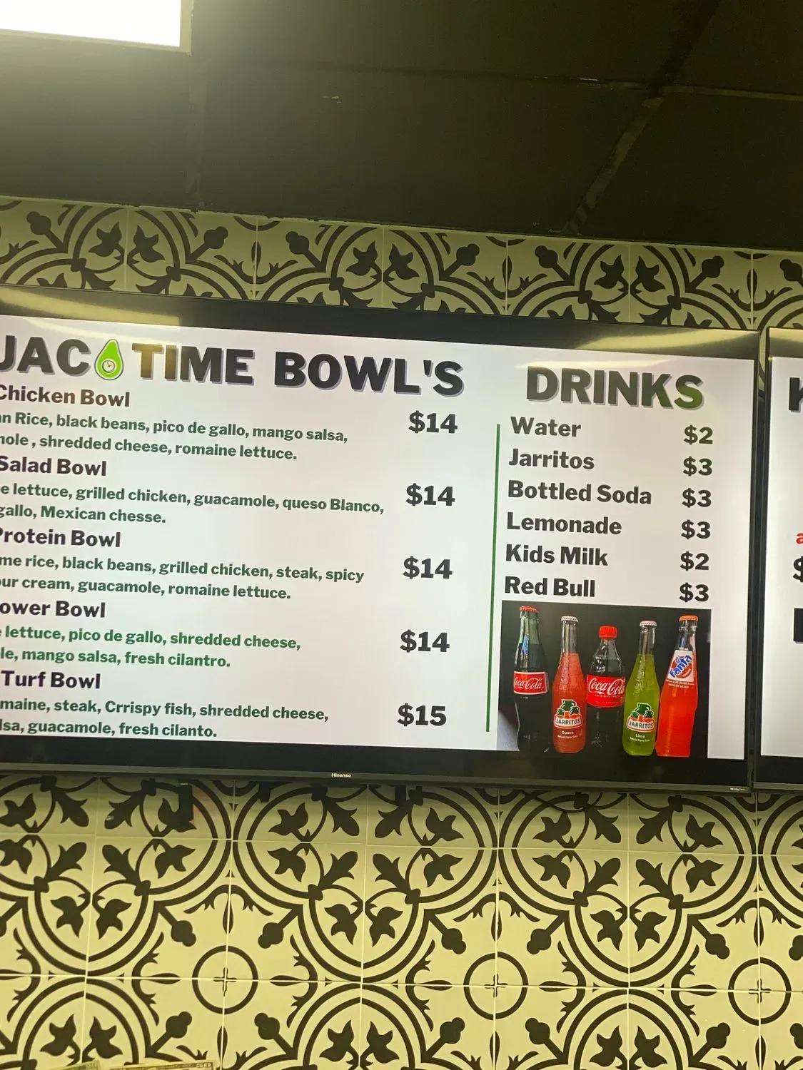 Guac Time Mexican Grill Menu - Updated November 2025
