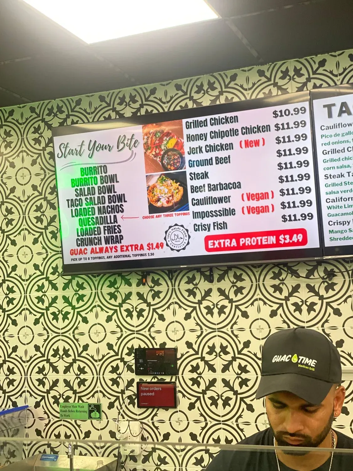 Guac Time Mexican Grill Menu - Updated November 2025