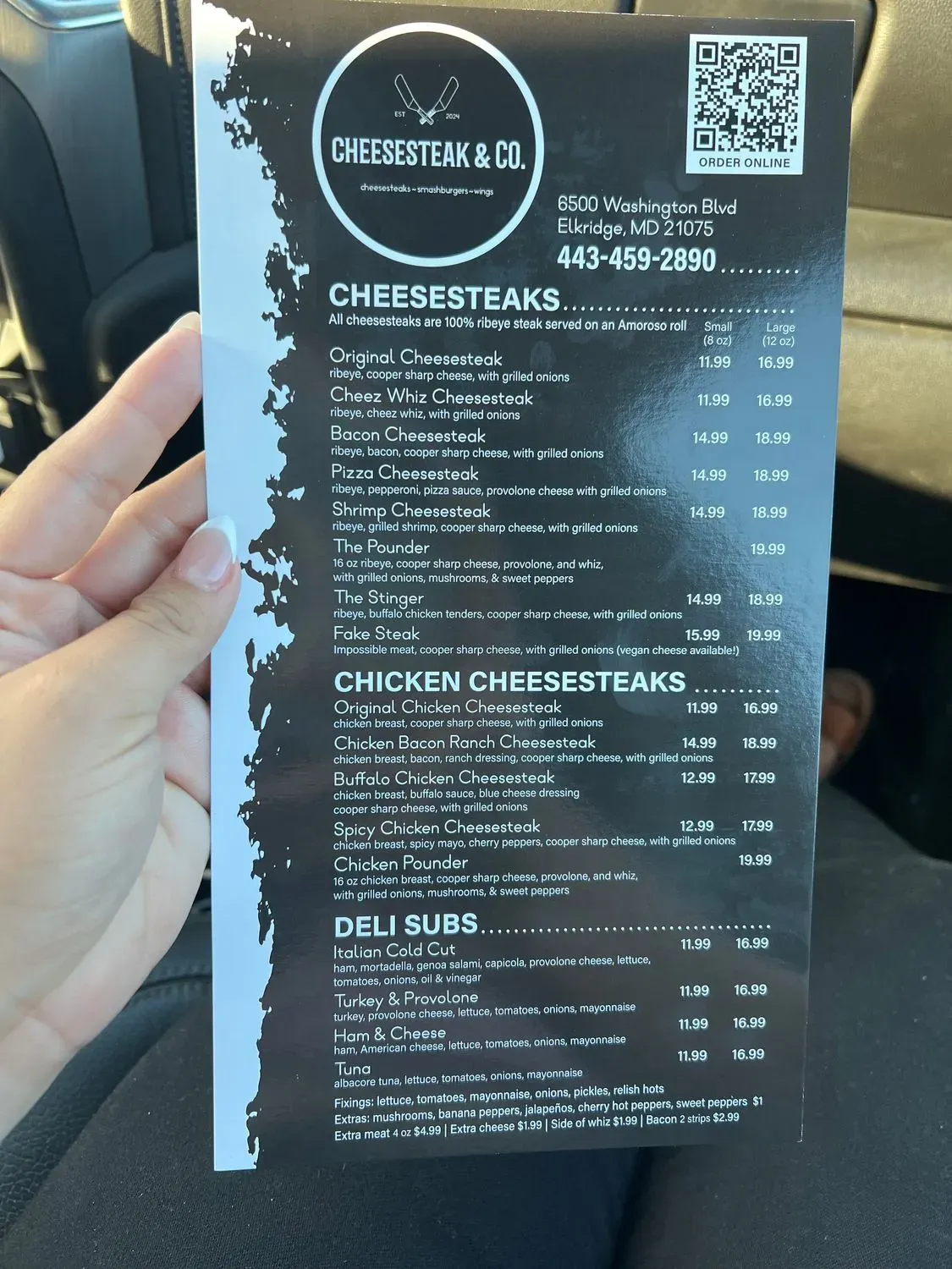 Cheesesteak & Co. Menu | Elkridge, MD | Checkle