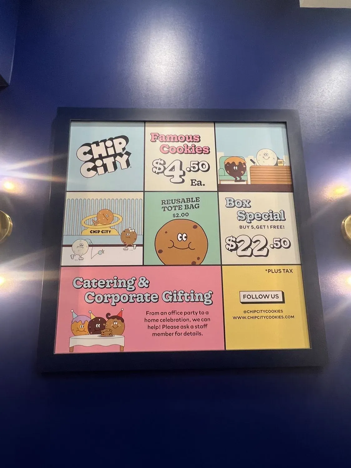 Chip City Menu - Updated November 2025