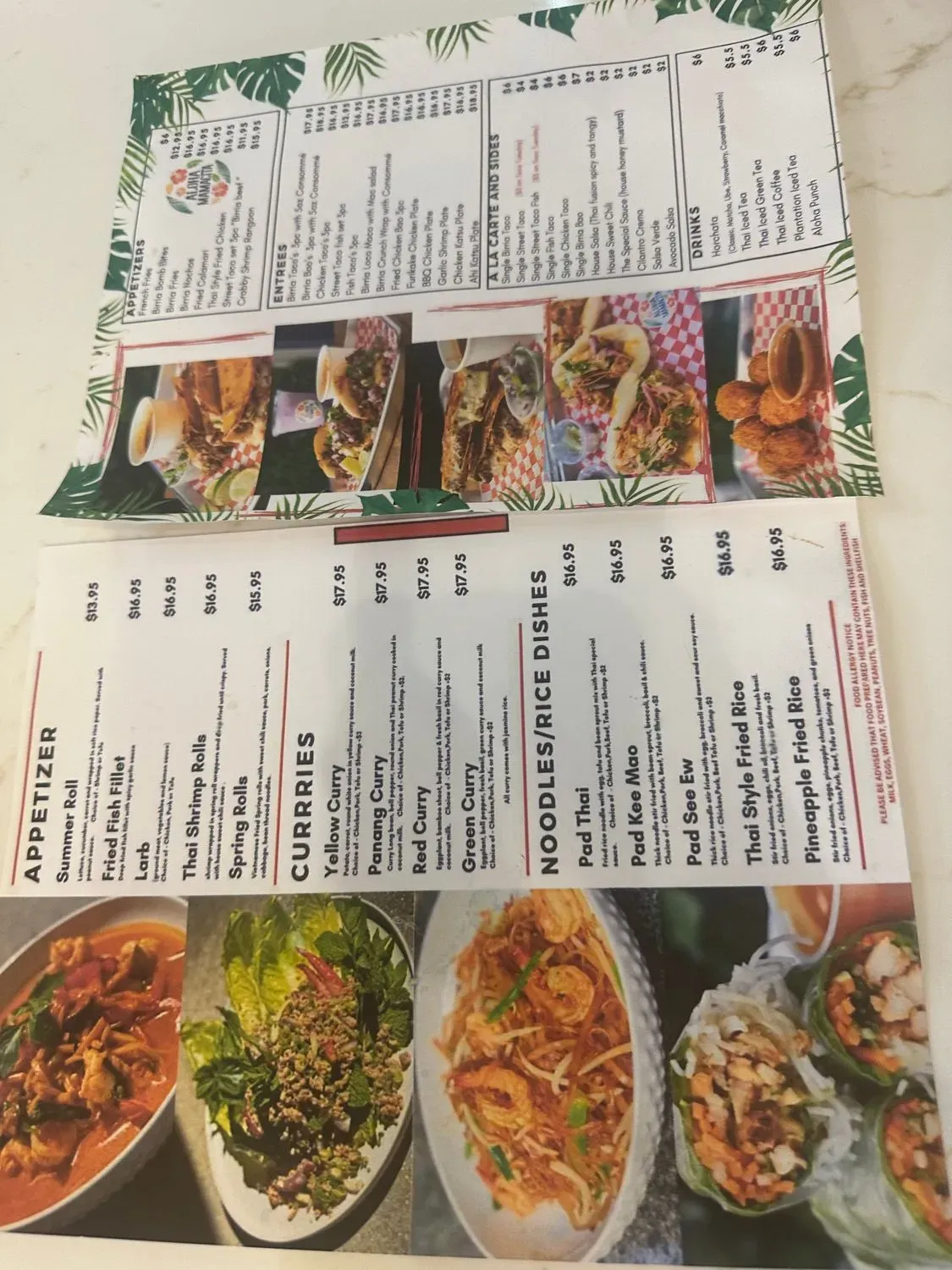 Aloha Mamacita Menu | Honolulu, HI | Checkle