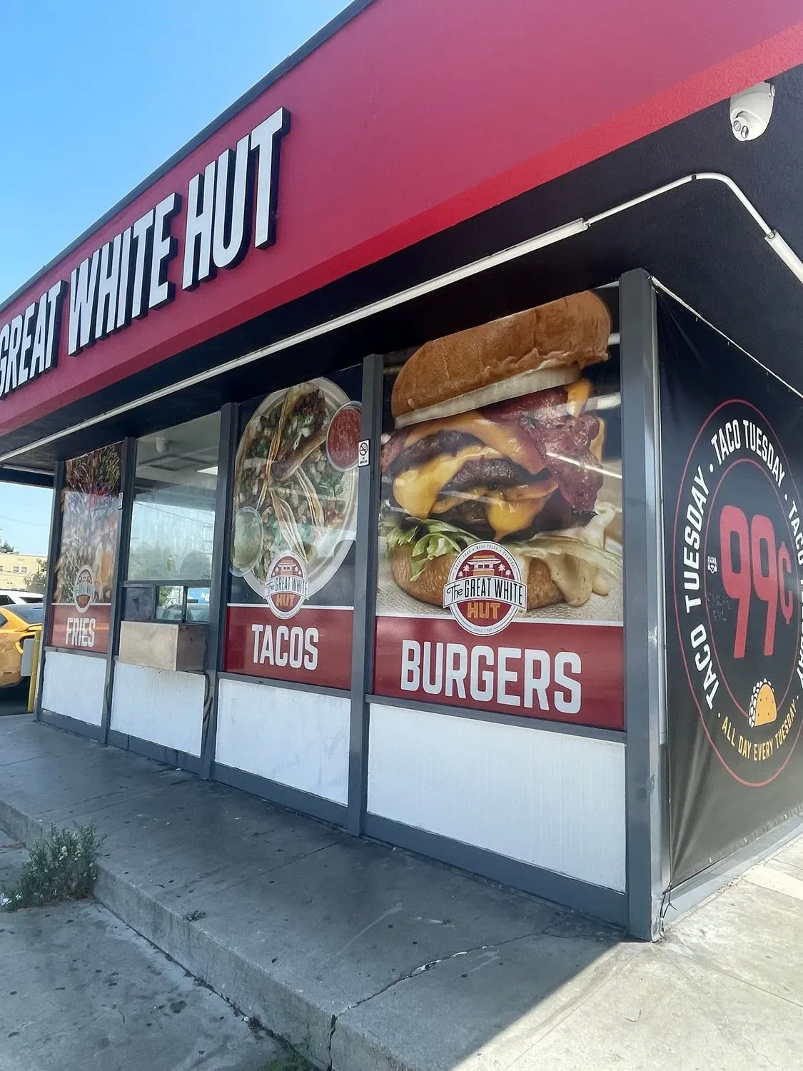 The Great White Hut Menu - Updated November 2025