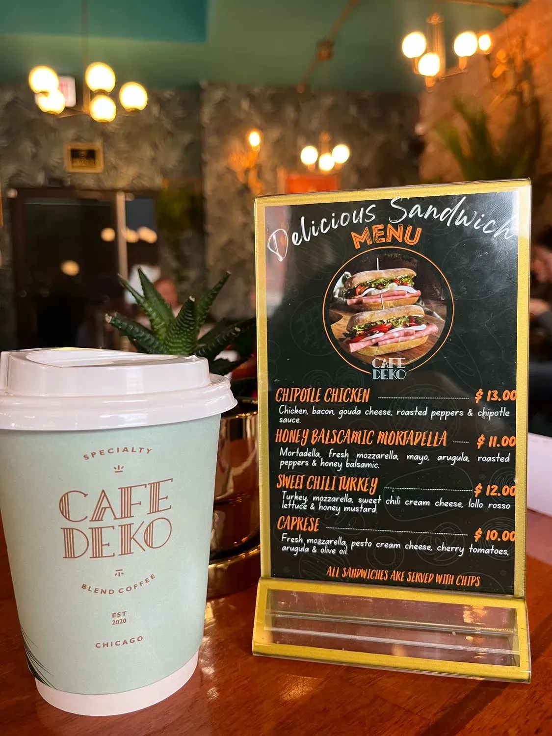 Cafe Deko Menu - Updated November 2025