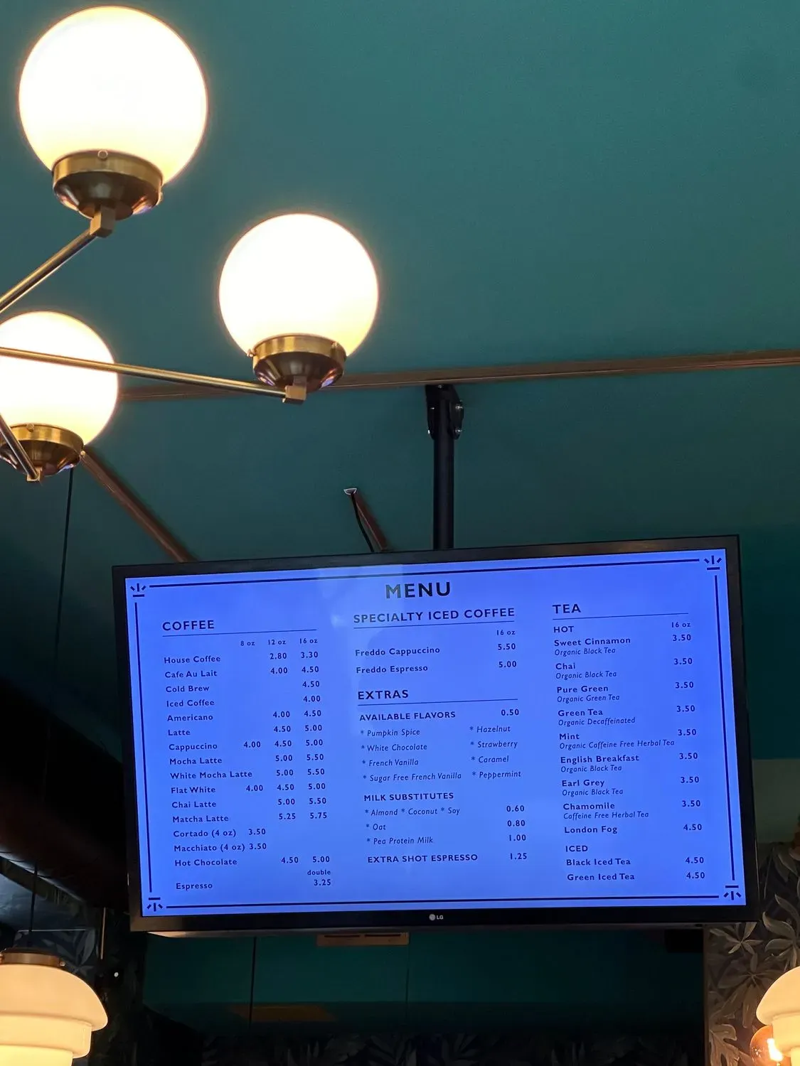 Cafe Deko Menu - Updated October 2025