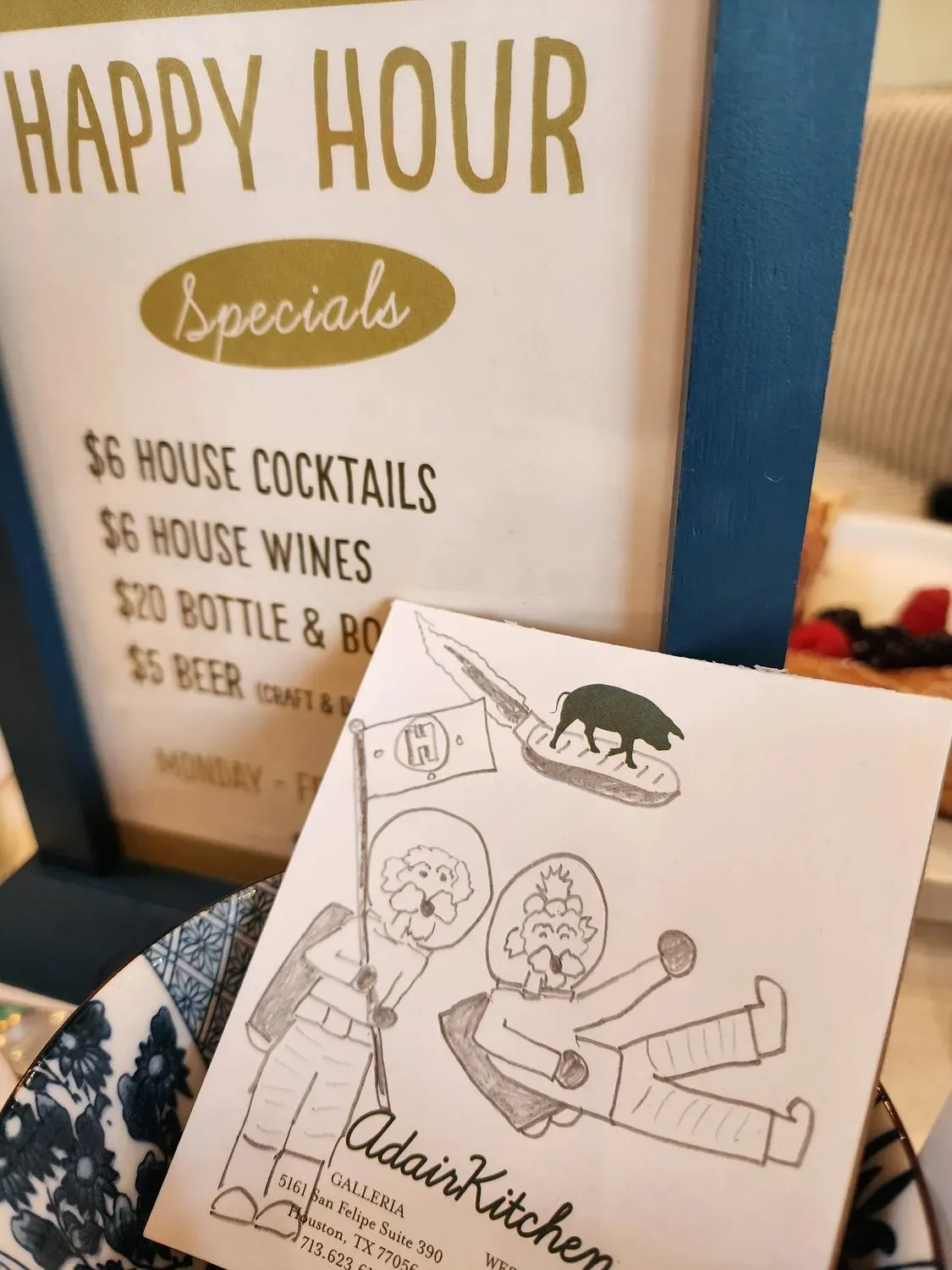 Adair Kitchen Menu - Updated October 2025