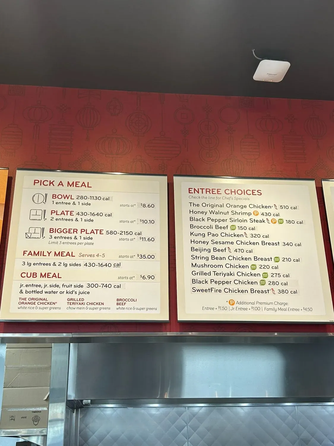 Panda Express Menu - Updated November 2025