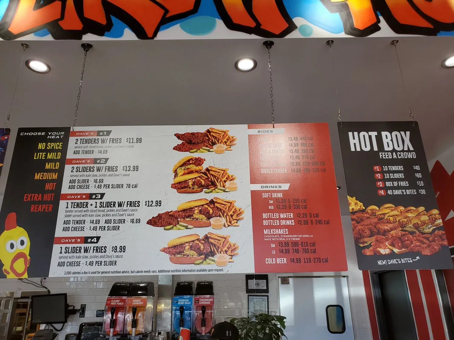 Dave's Hot Chicken Menu - Updated October 2025