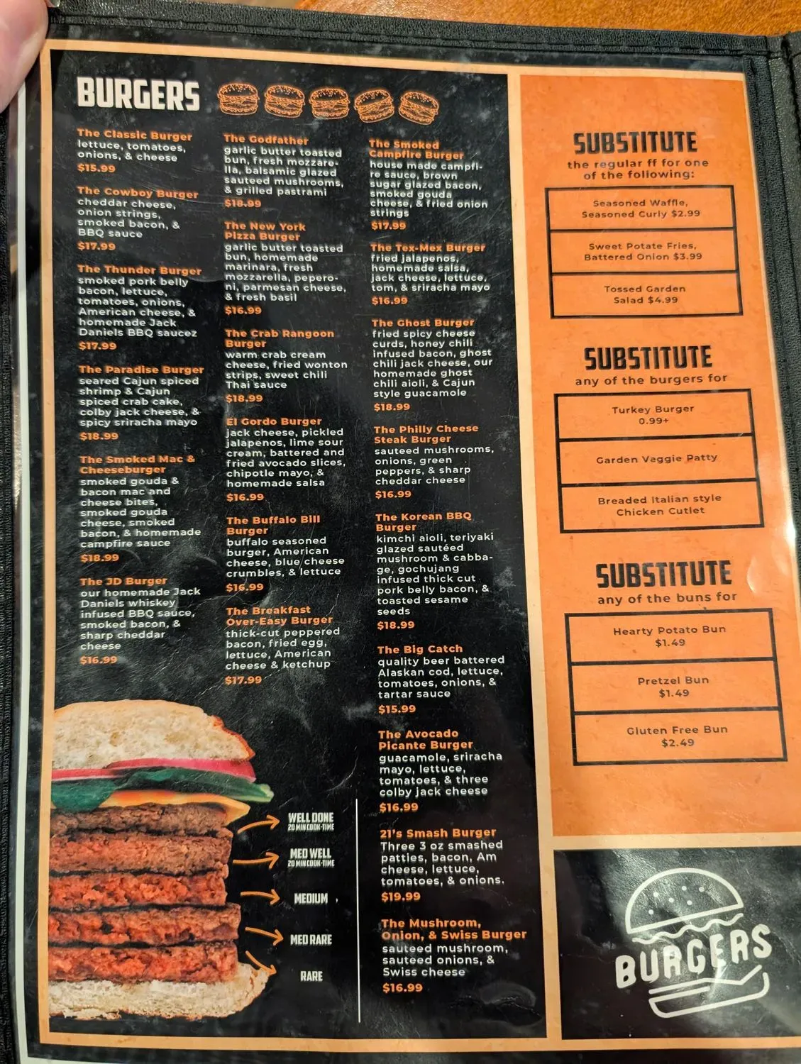 21 Burgers & Wings of Poughkeepsie Menu - Updated November 2025