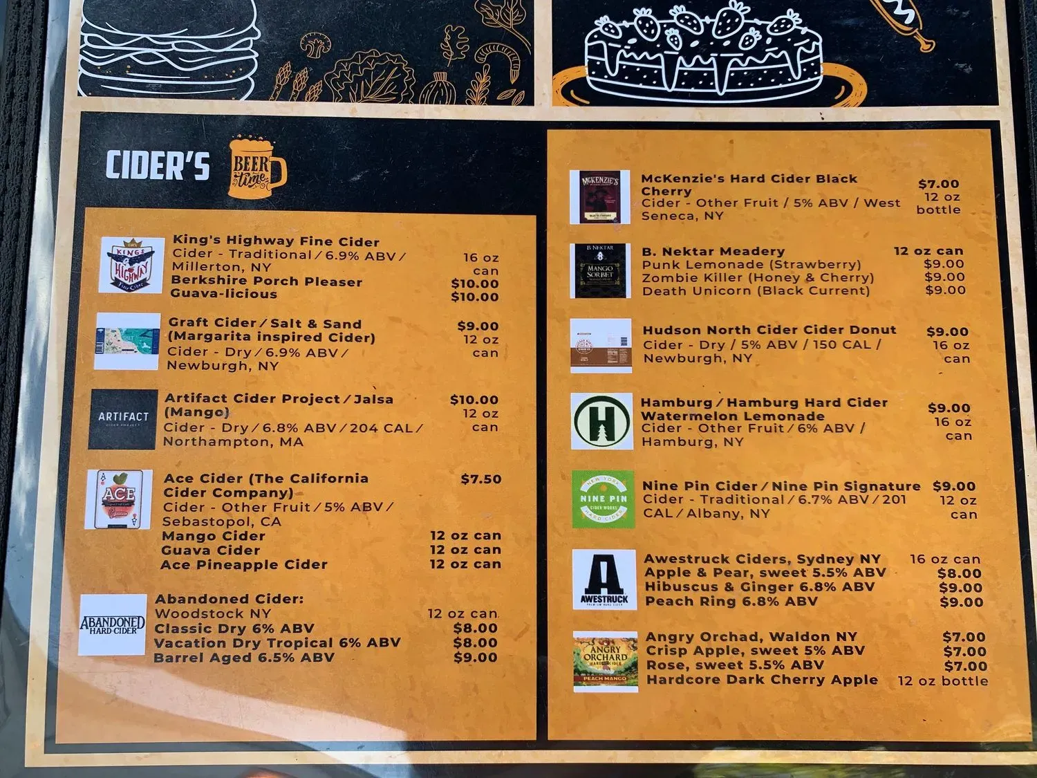 21 Burgers & Wings of Poughkeepsie Menu - Updated November 2025