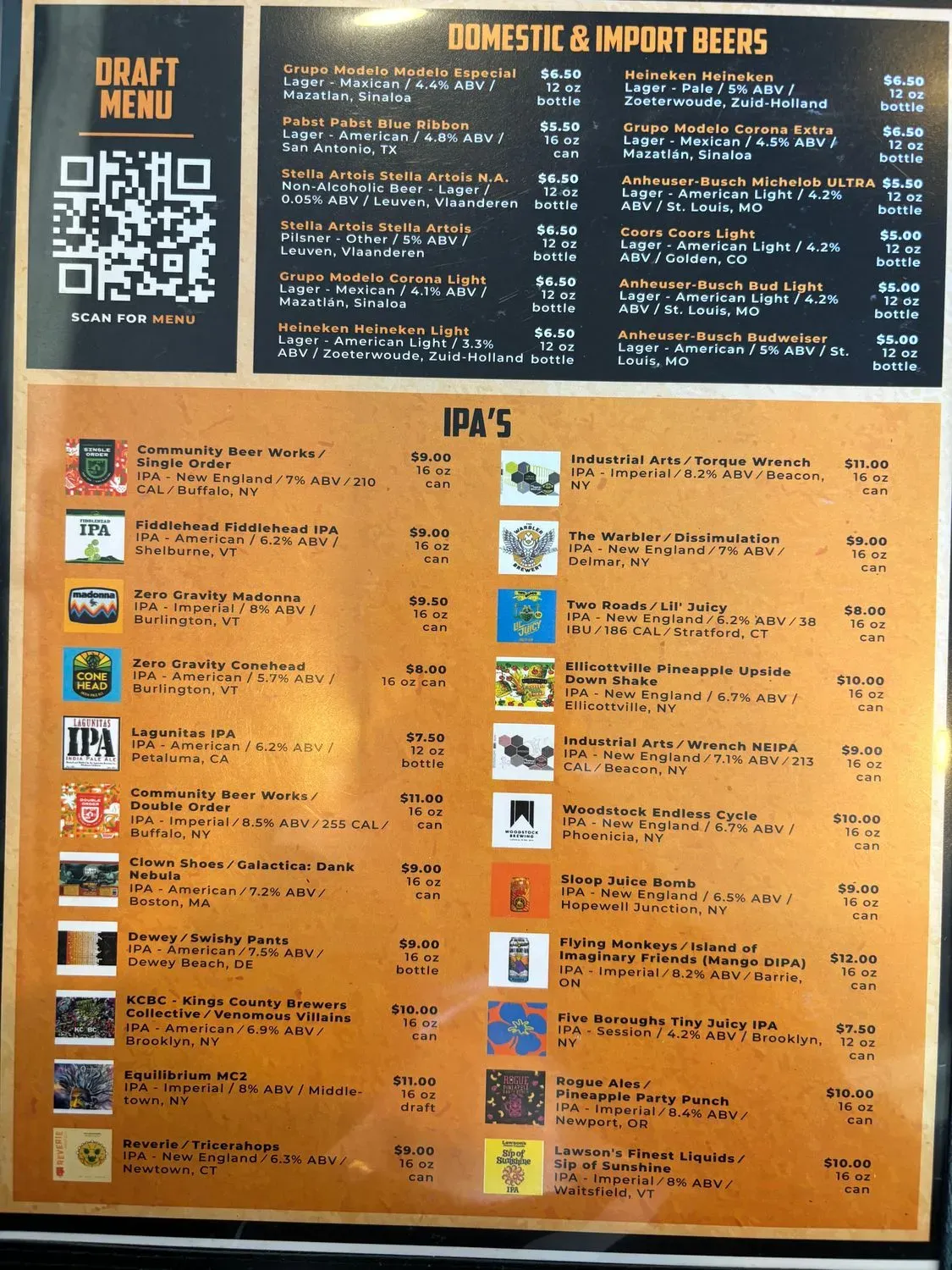 21 Burgers & Wings of Poughkeepsie Menu - Updated November 2025