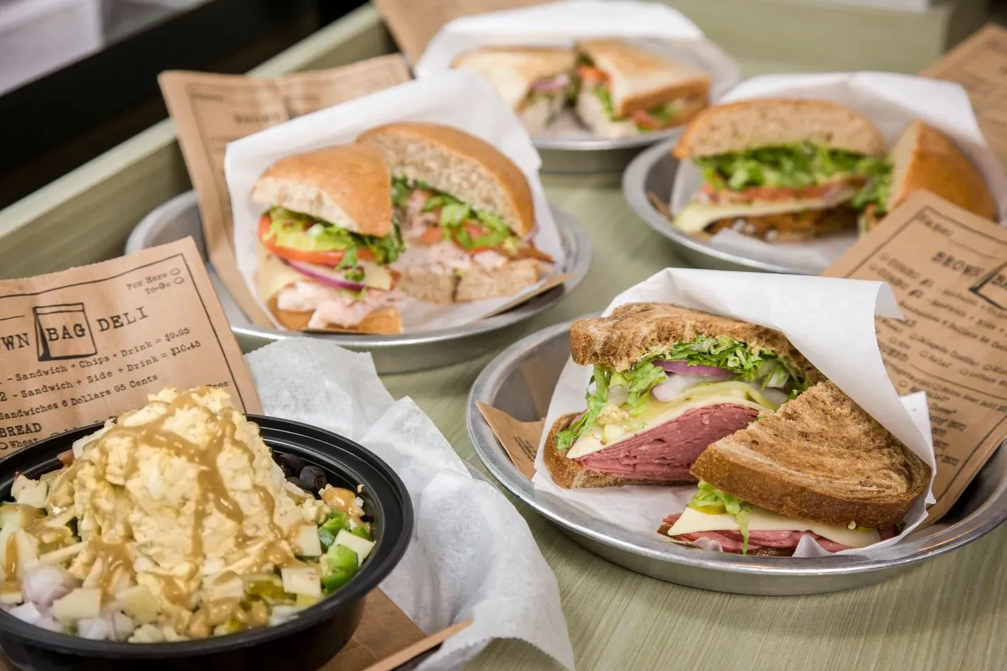 Brown Bag Deli Menu - Updated November 2025