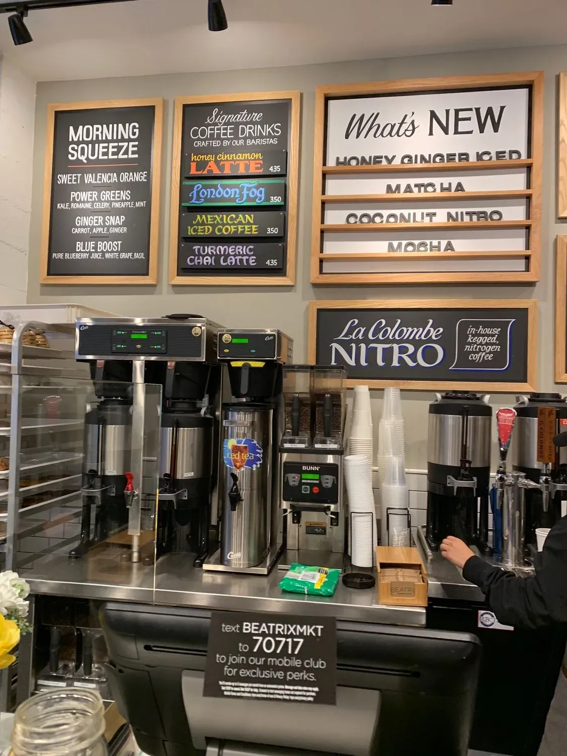 Beatrix Market Menu - Updated November 2025