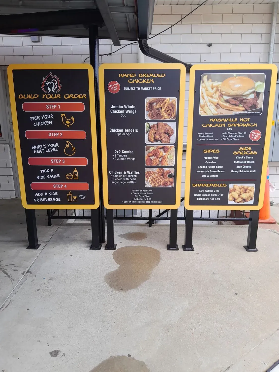 Chuck's Hot Chicken® Menu - Updated November 2025