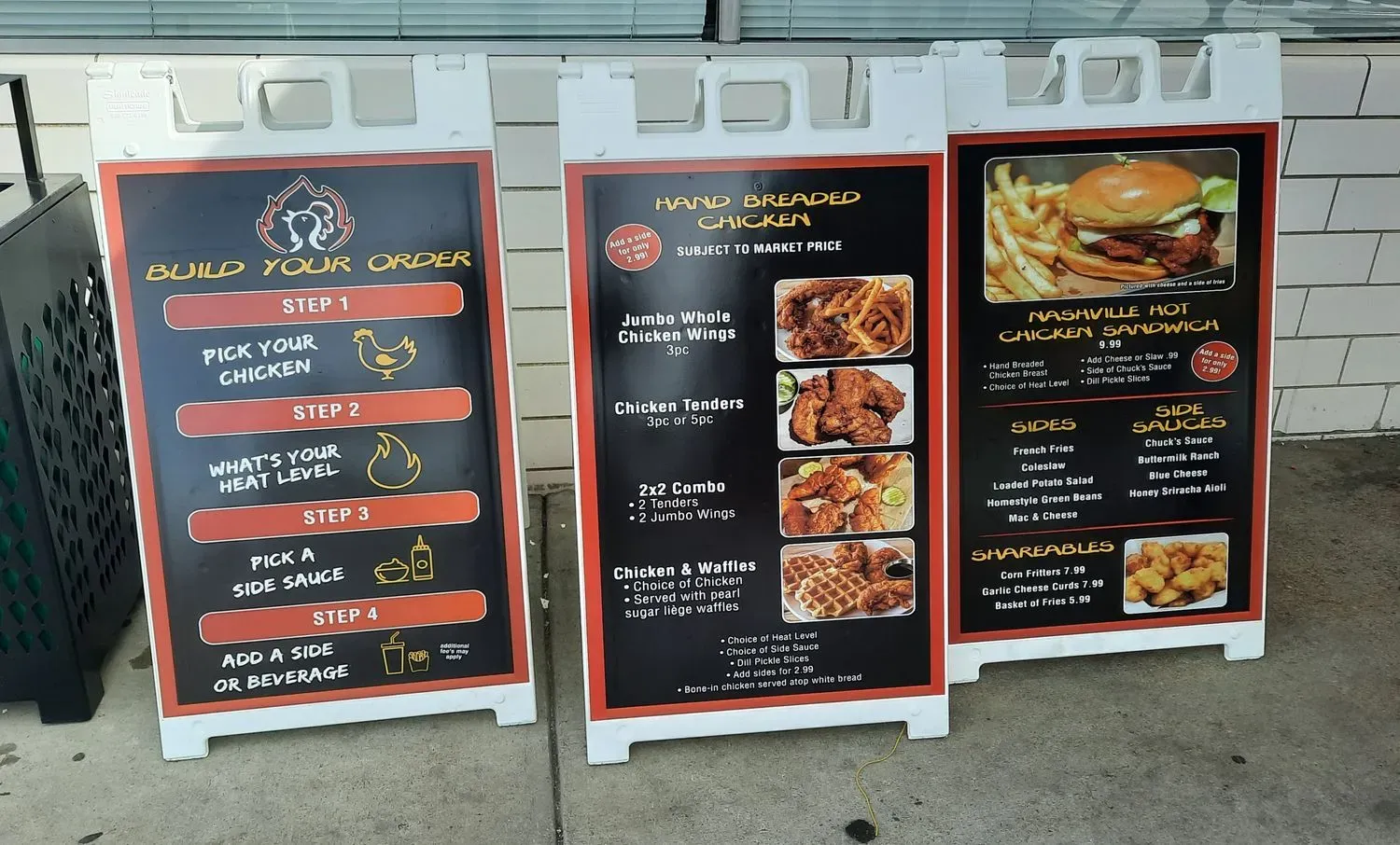 Chuck's Hot Chicken® Menu - Updated November 2025