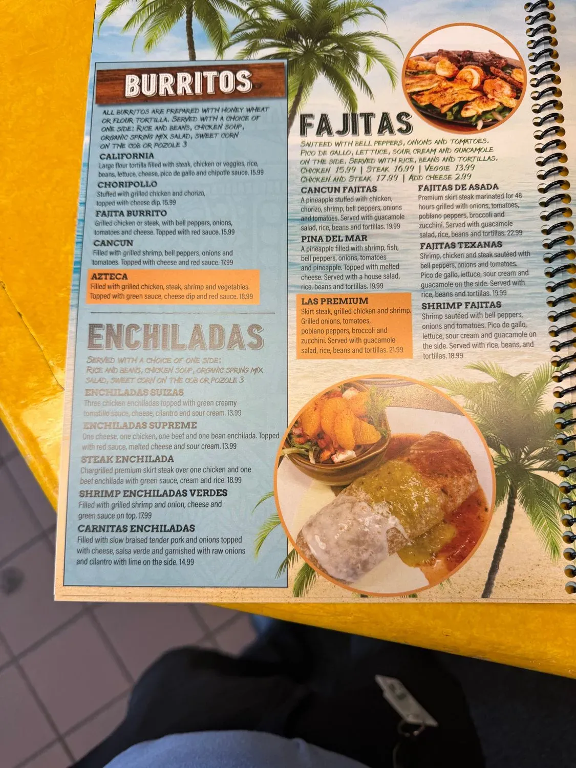Mi Cancun Menu - Updated November 2025