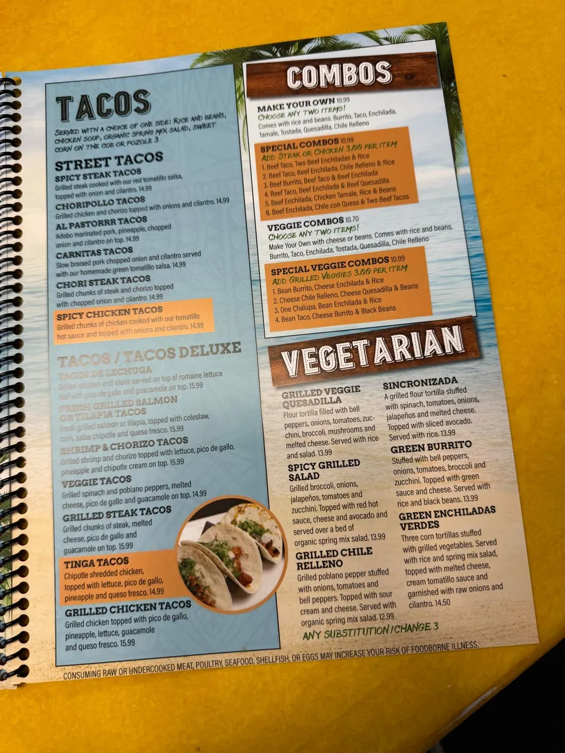 Mi Cancun Menu - Updated November 2025