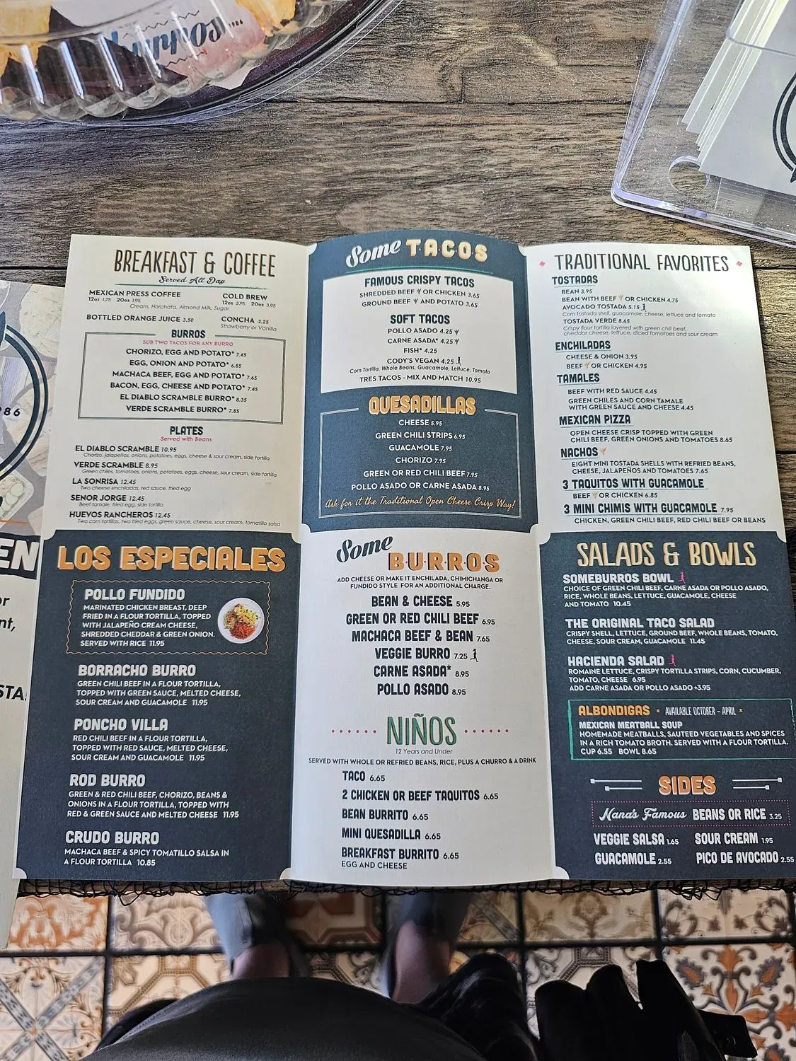 Someburros Menu - Updated November 2025