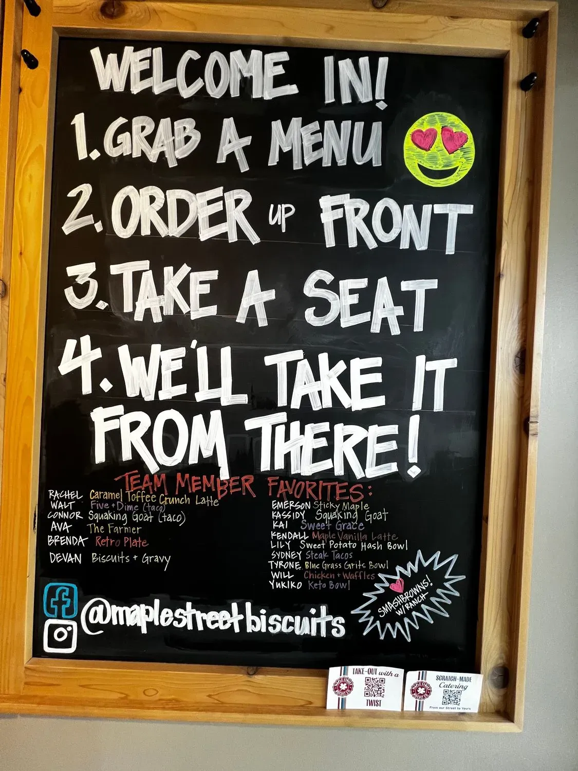 Maple Street Biscuit Company Menu - Updated November 2025