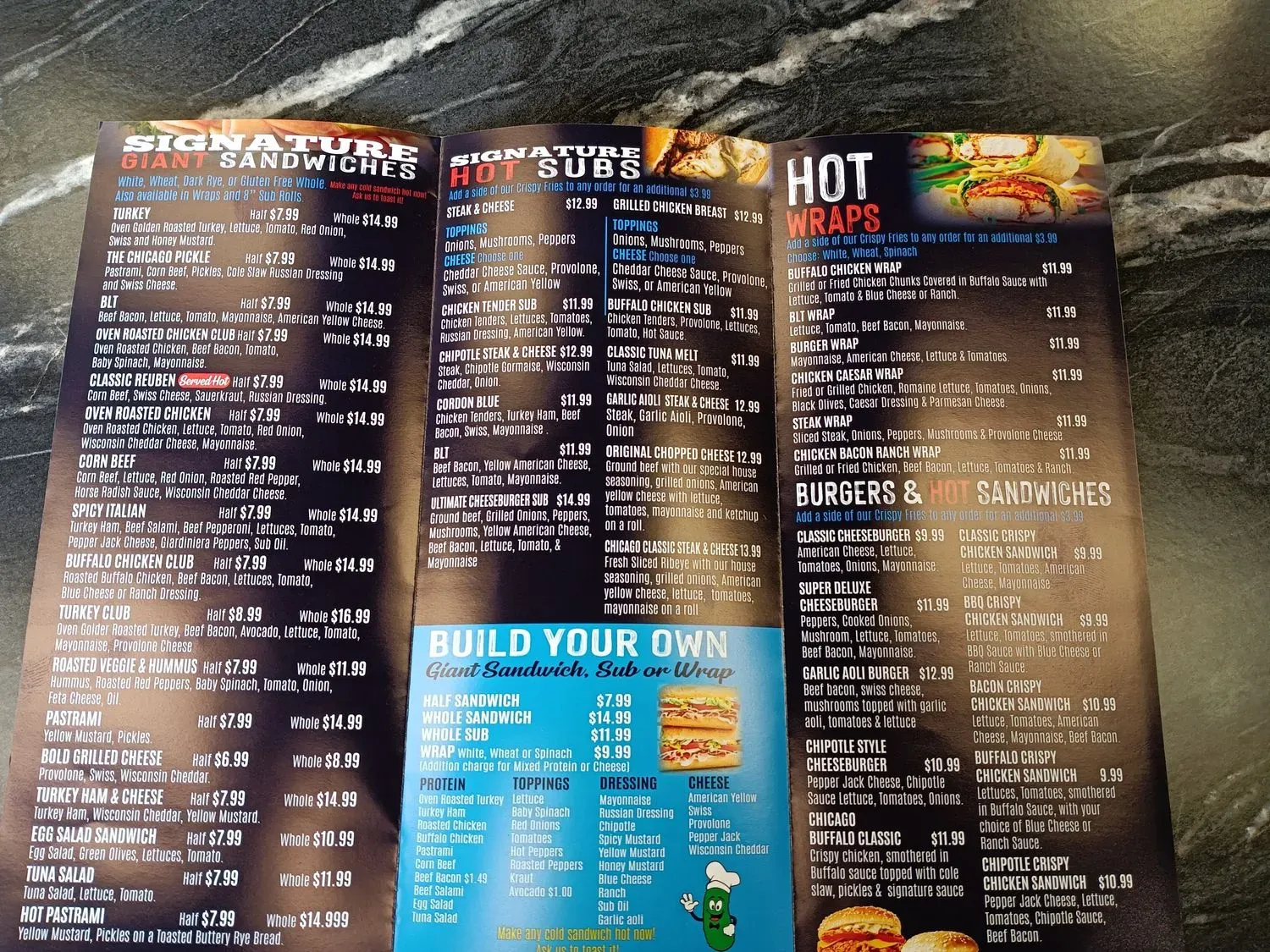 Chicago Pickle Eatery Menu - Updated July 2025