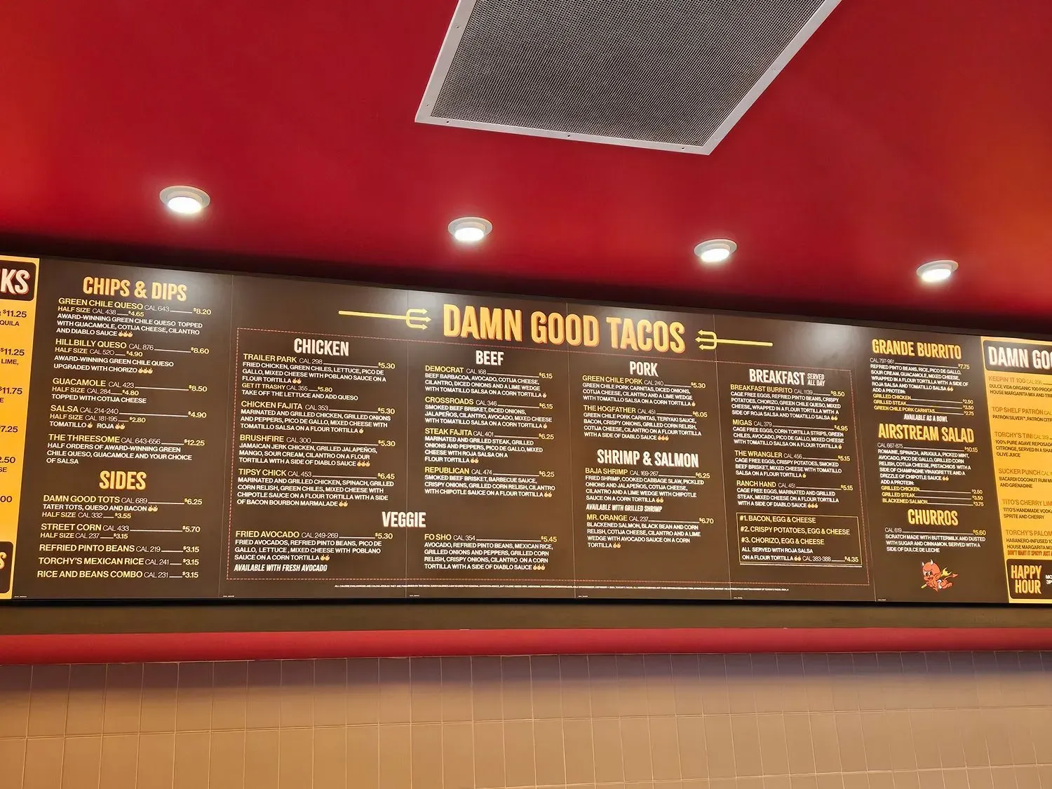 Torchy's Tacos Menu - Updated October 2025