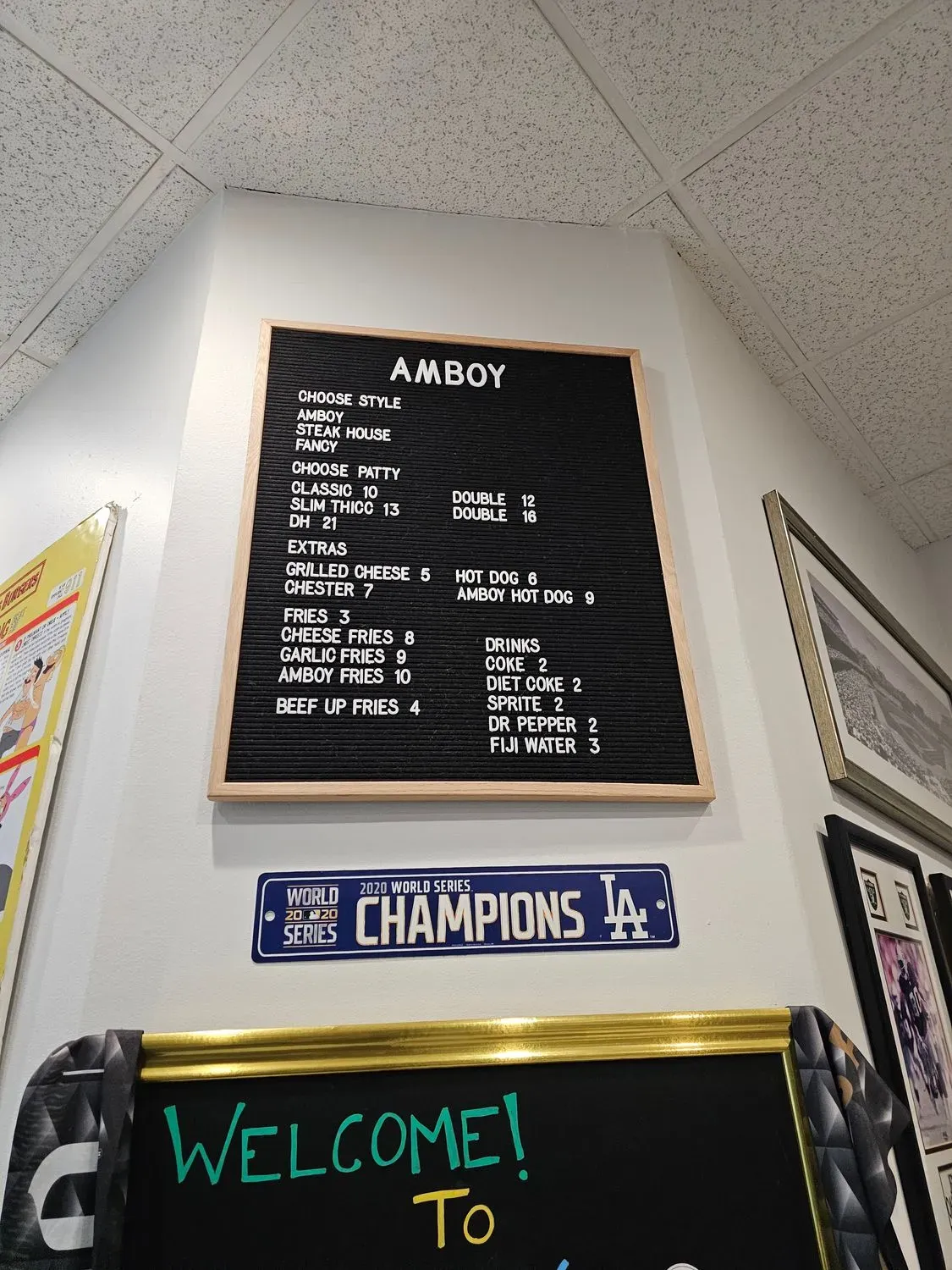 Amboy Quality Meats & Delicious Burgers Menu | Los Angeles, CA | Checkle