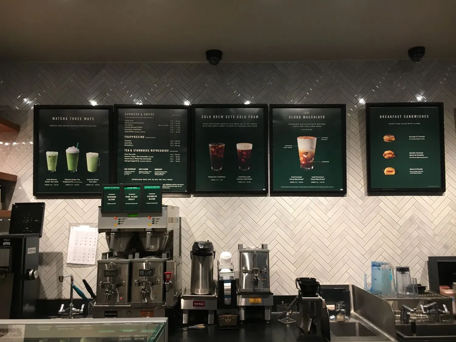 Starbucks Menu - Updated November 2025