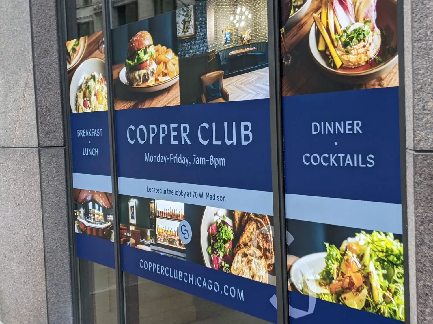 Copper Club Menu - Updated November 2025