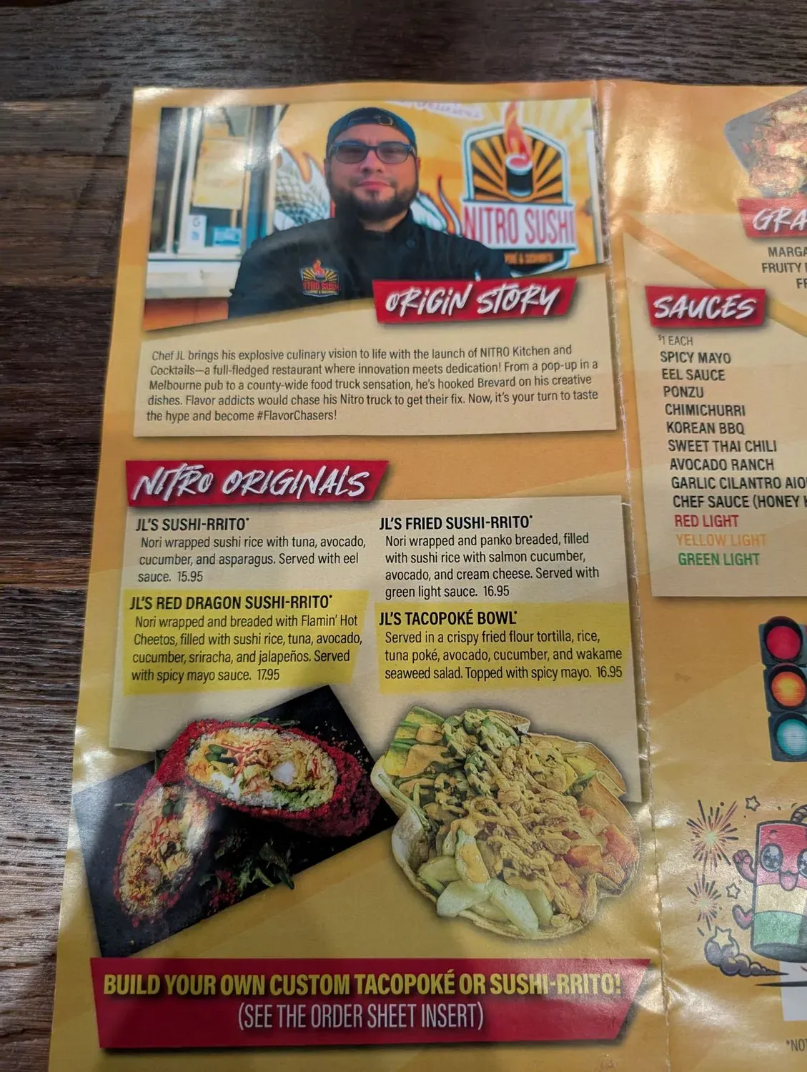 Nitro Kitchen & Cocktails Menu - Updated November 2025