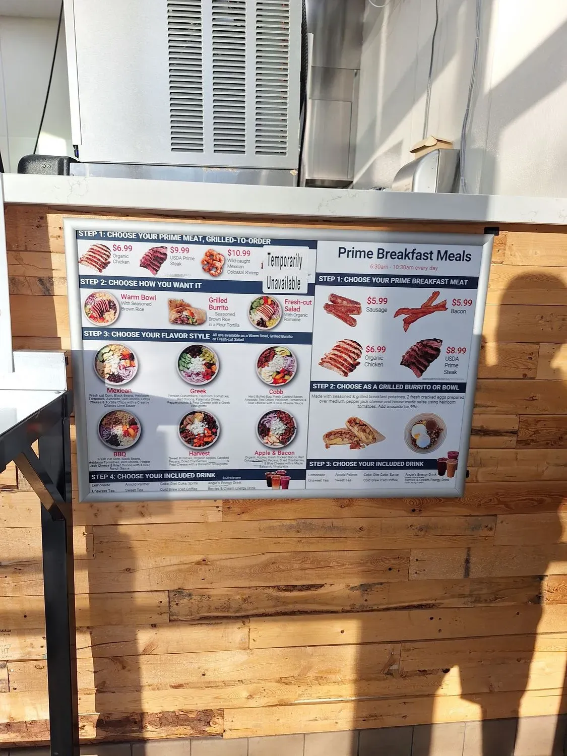 Angie's Prime Grill and Angie's Chicken Menu - Updated November 2025