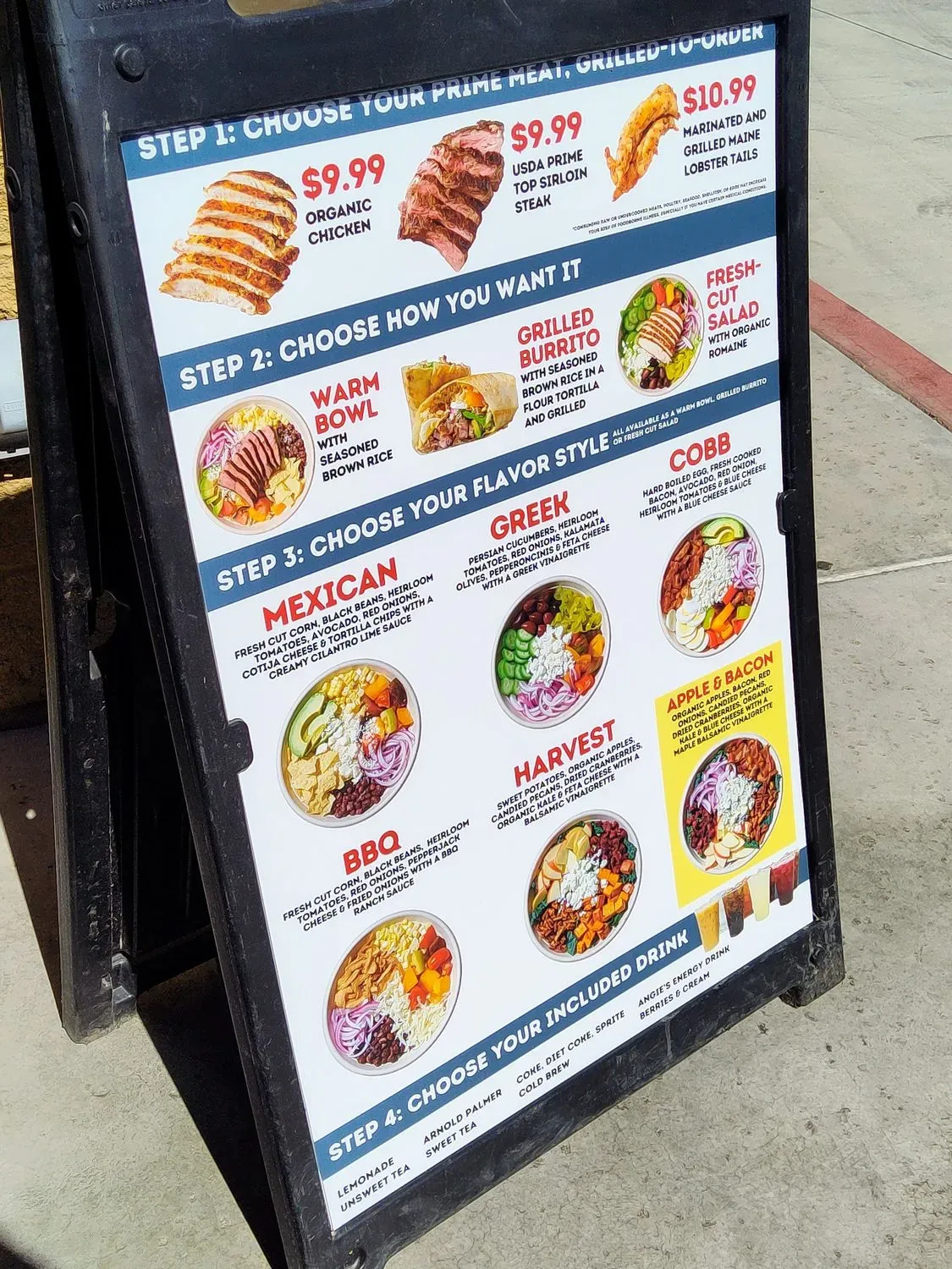 Angie's Prime Grill and Angie's Chicken Menu - Updated November 2025
