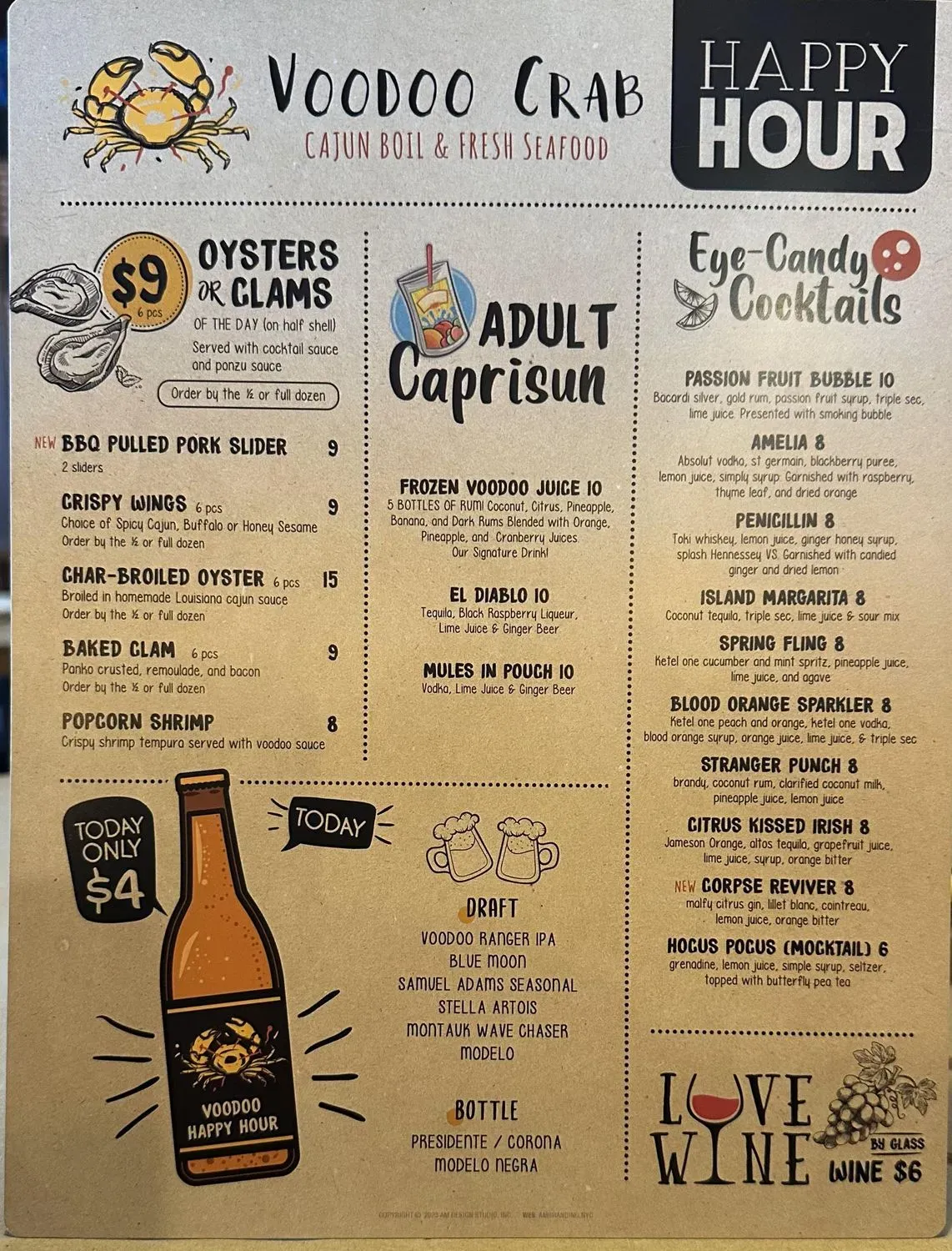 Voodoo Crab North Babylon Menu - Updated November 2025