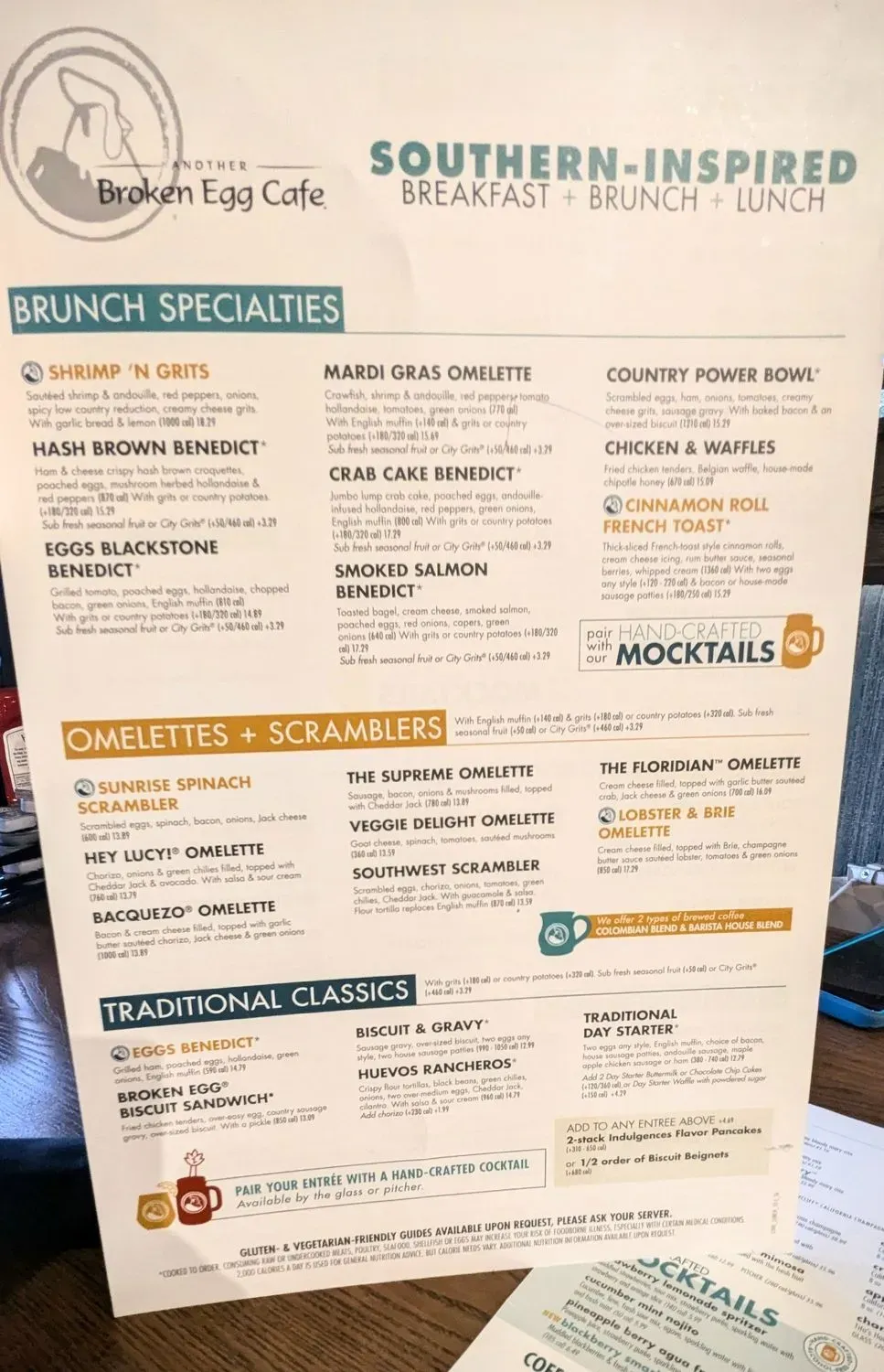 Another Broken Egg Cafe Menu | Houston, TX | Checkle