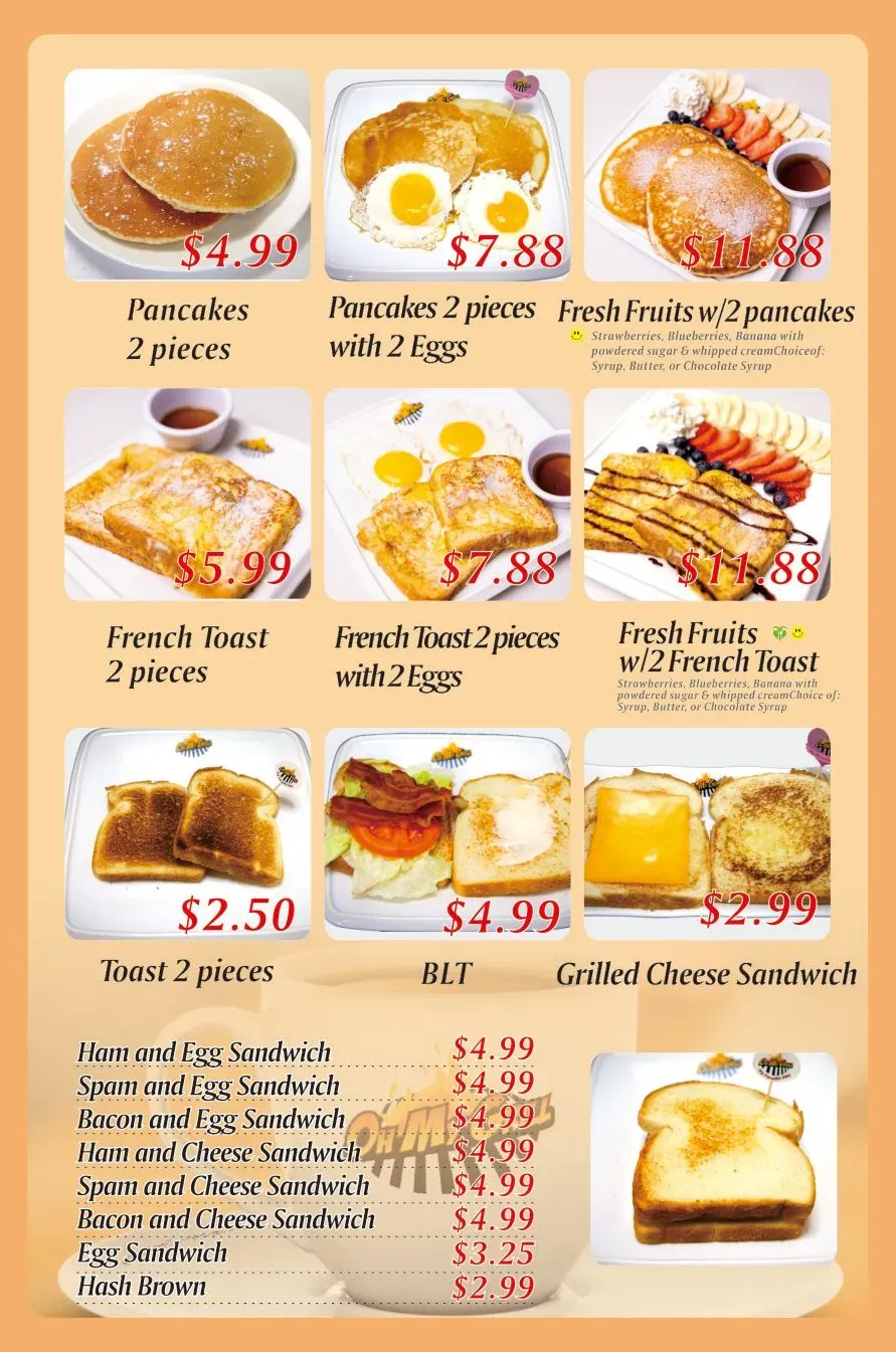 OH MY GRILL- Kailua Menu - Updated November 2025