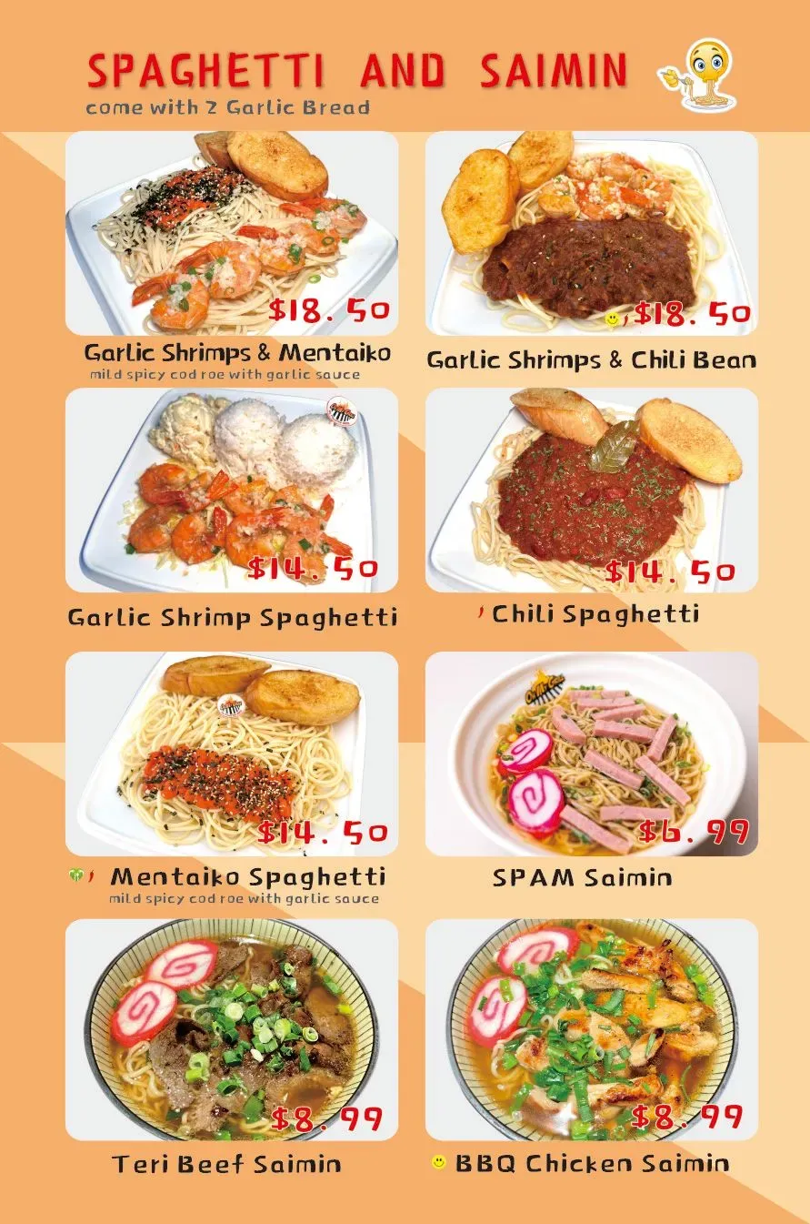 OH MY GRILL- Kailua Menu - Updated November 2025