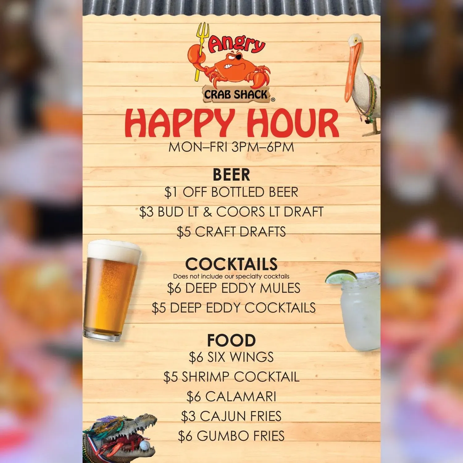 Angry Crab Shack Menu - Updated November 2025