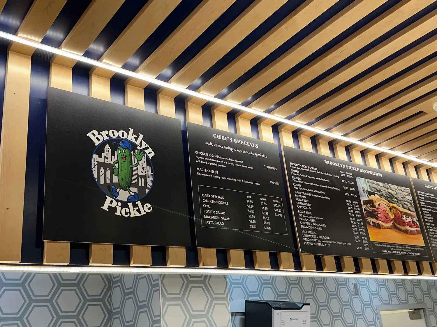Brooklyn Pickle Sandwich Shop Menu - Updated November 2025