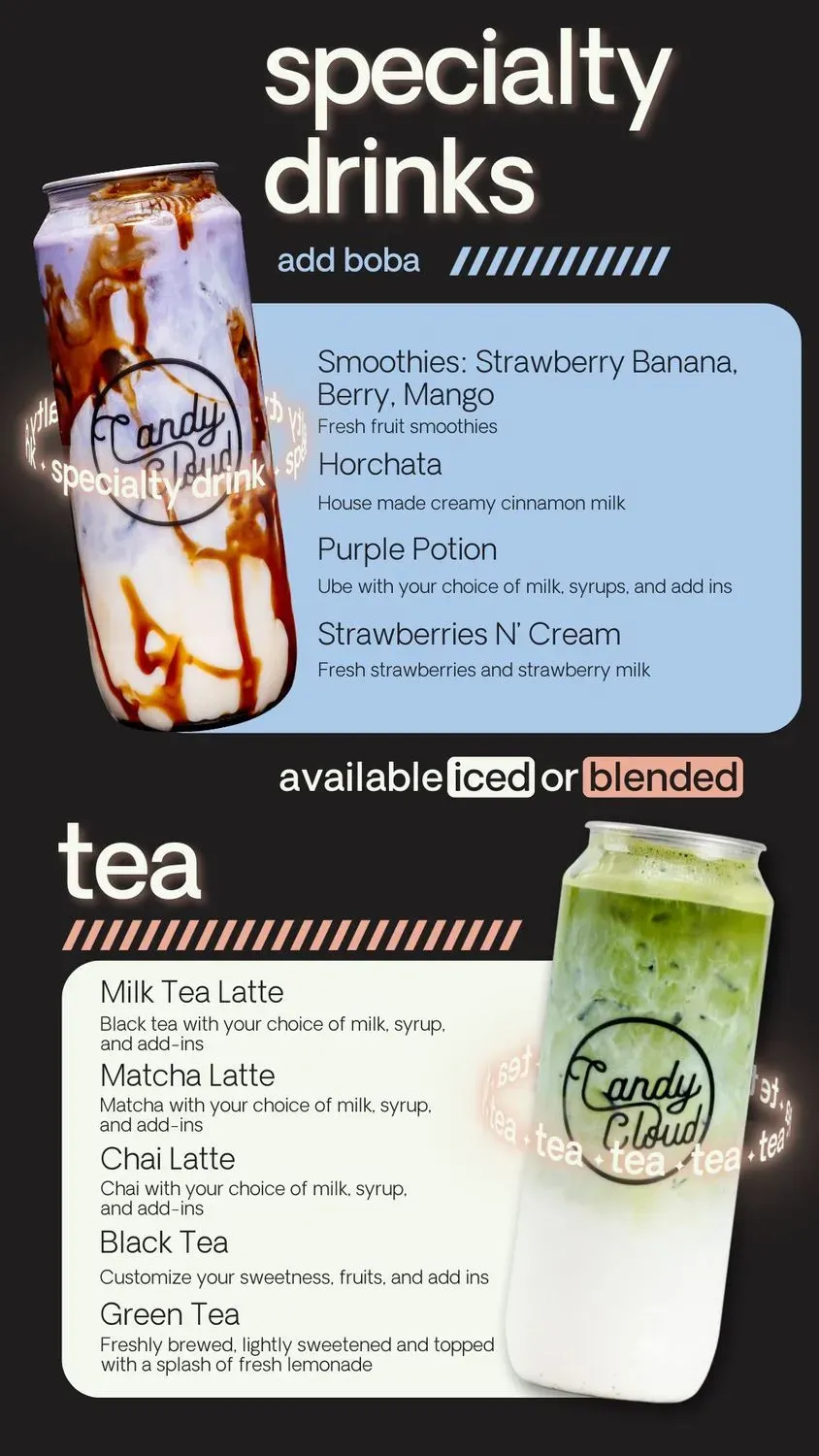 Candy Cloud - Middleton Menu - Updated October 2025