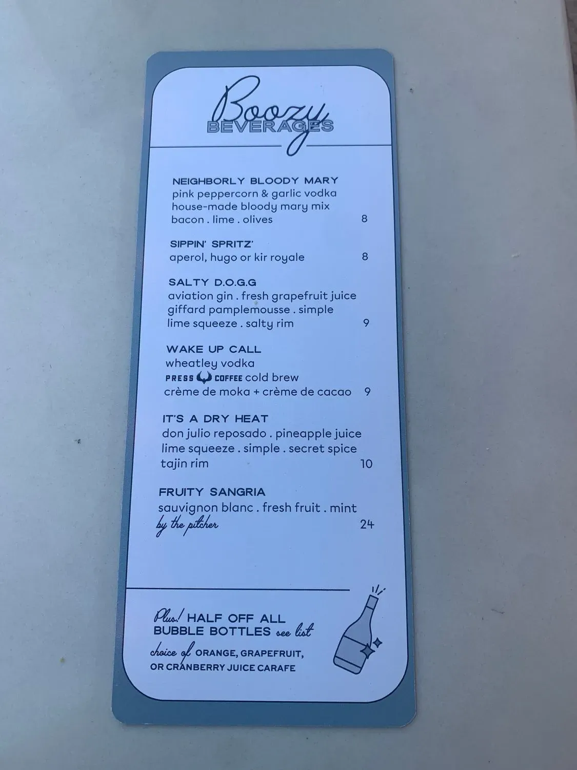 The Neighborly Menu - Updated October 2025