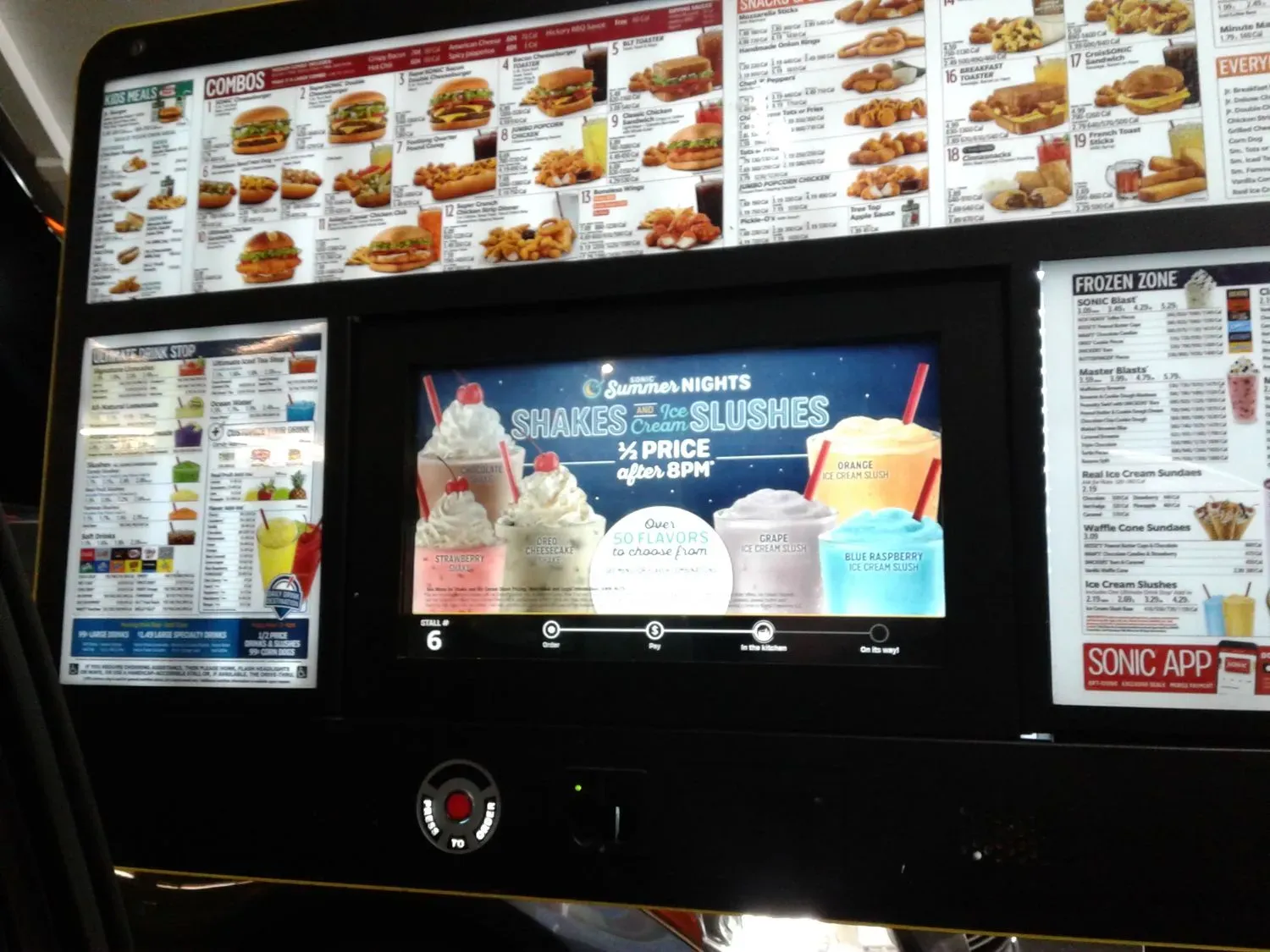 Sonic Drive-In Menu - Updated September 2025