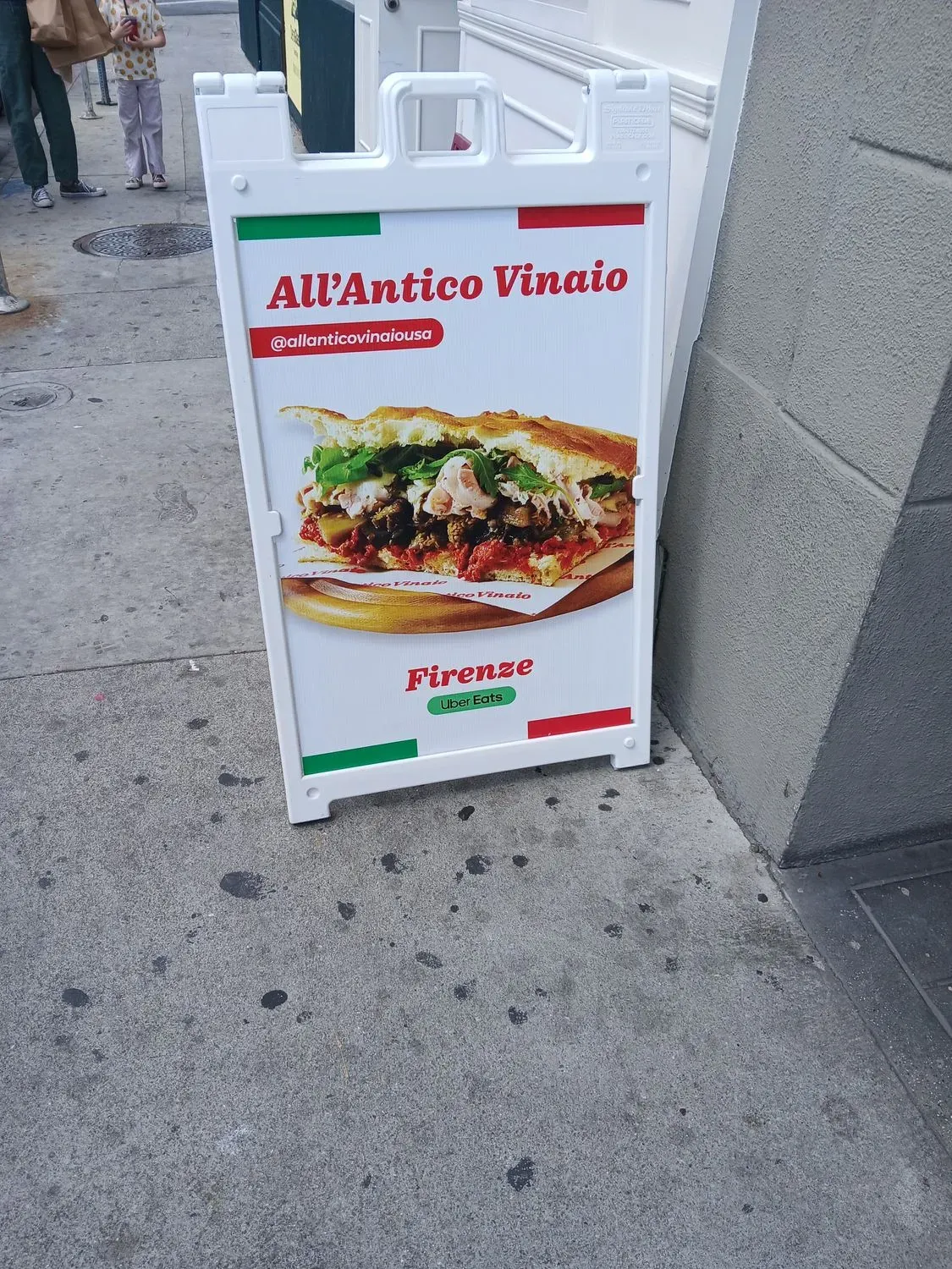 All' Antico Vinaio Menu - Updated November 2025